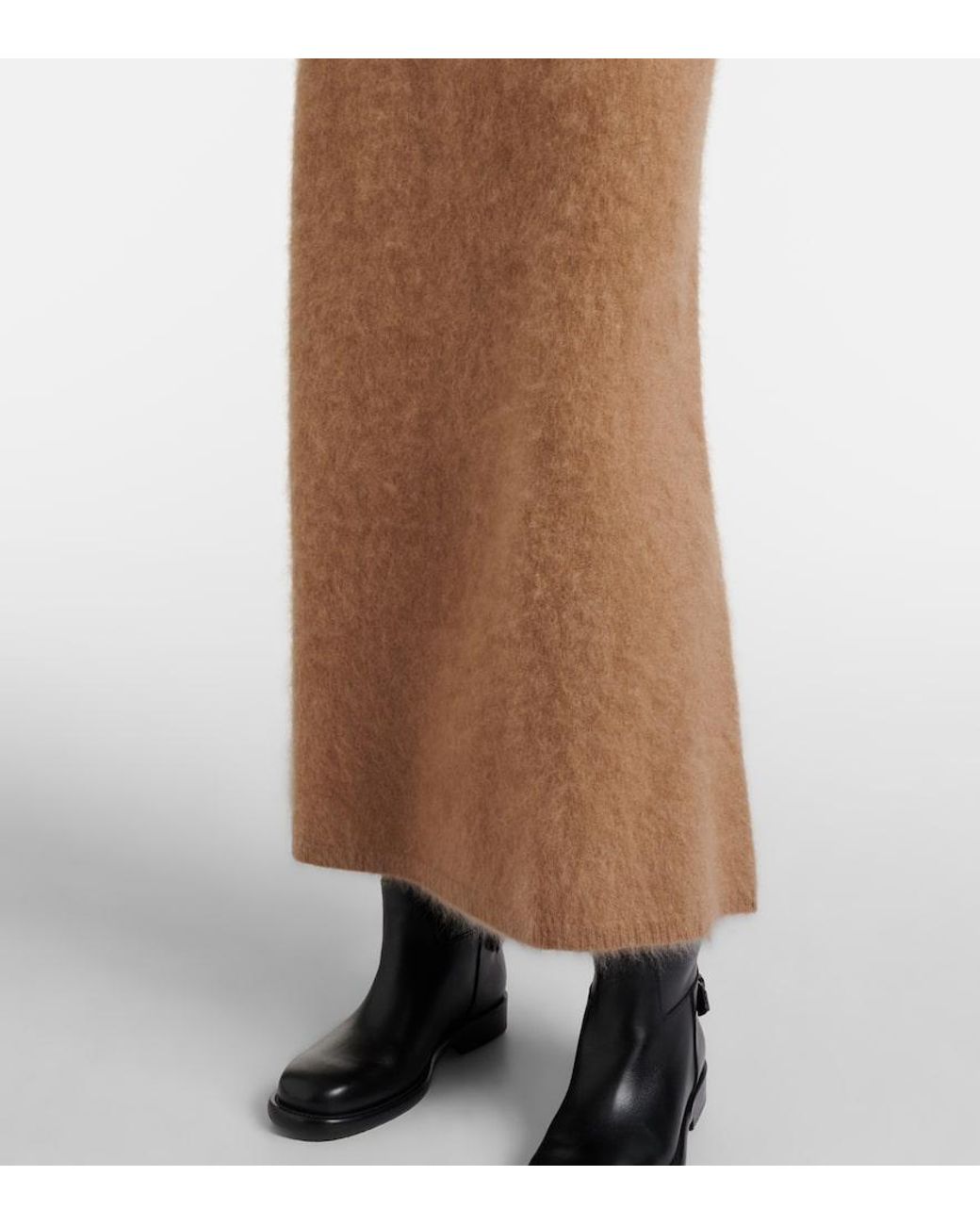 Lisa Yang Asta Cashmere Maxi Skirt in Brown | Lyst