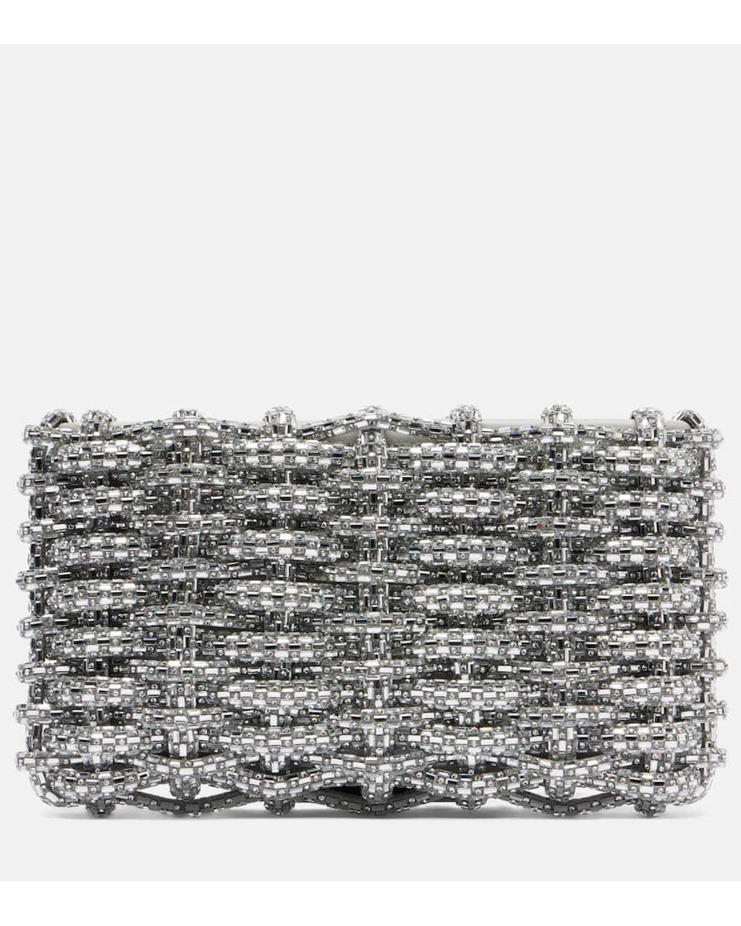 Jonathan Simkhai Morgan Embellished Clutch in Metallic | Lyst