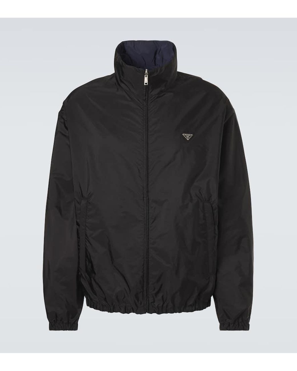 Prada Re-Nylon Jacket in Black for Men | Lyst UK