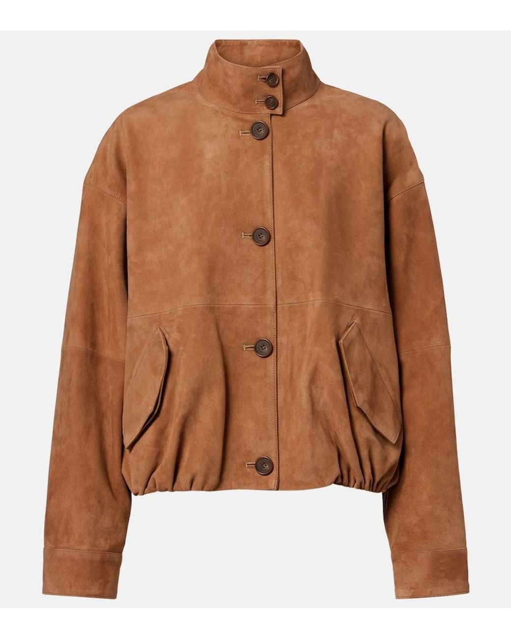 Jonathan Simkhai Marley Suede Jacket in Brown | Lyst UK