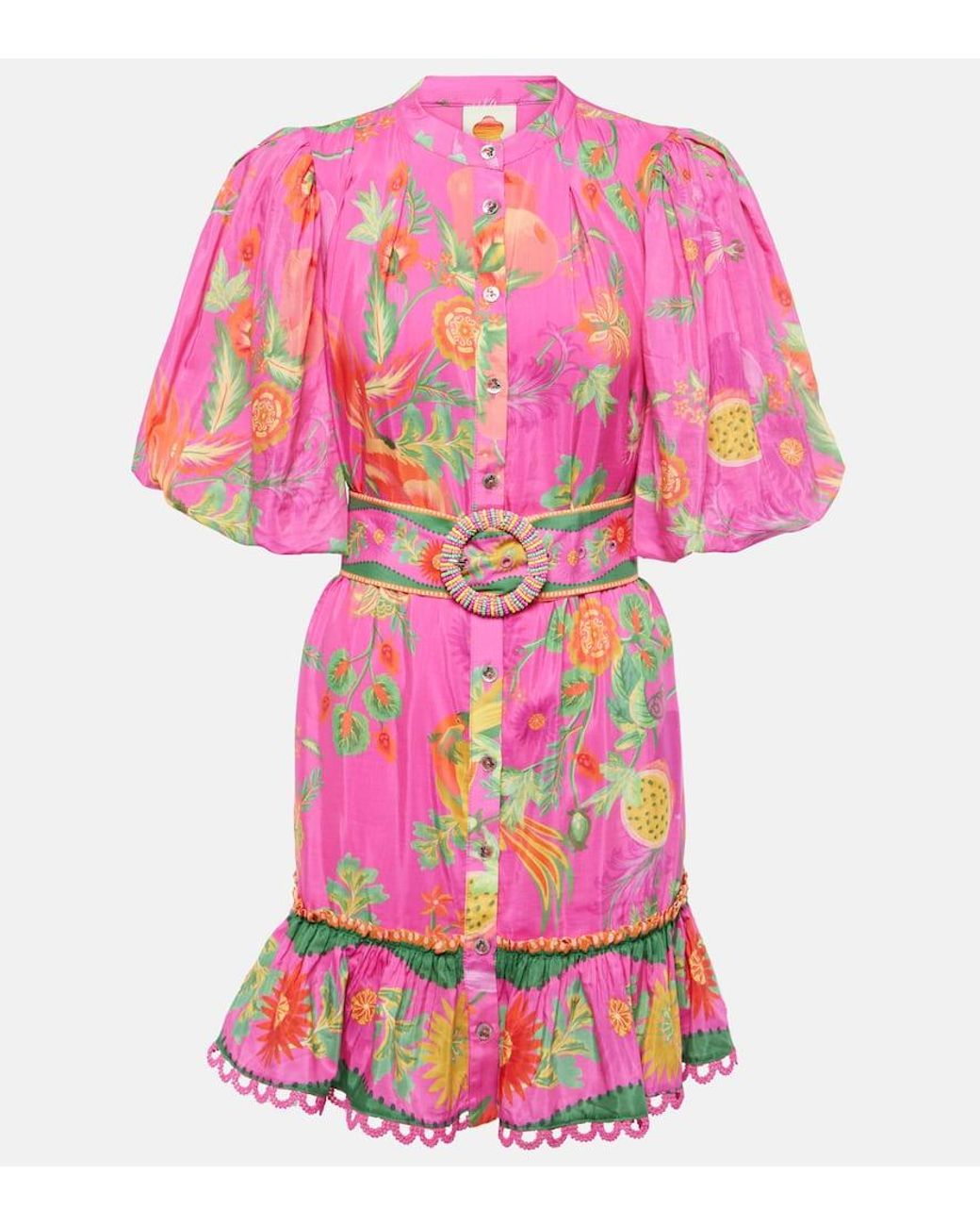 FARM Rio Delicate Fruit Garden Mini Dress, Delicate Fruit Garden in ...