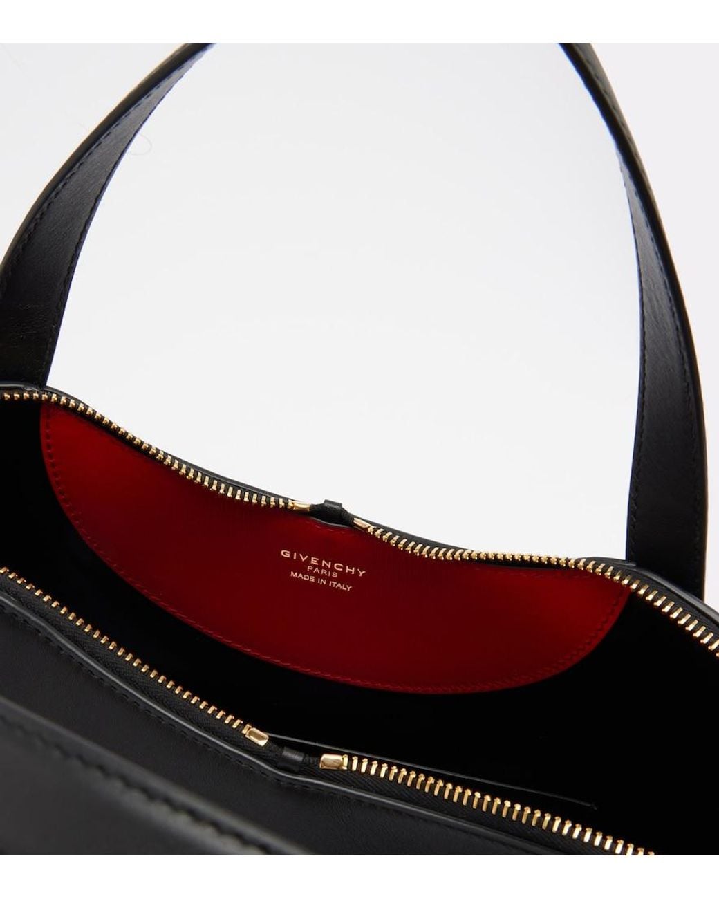 Givenchy The Snatch Medium Leather Tote Bag in Black | Lyst