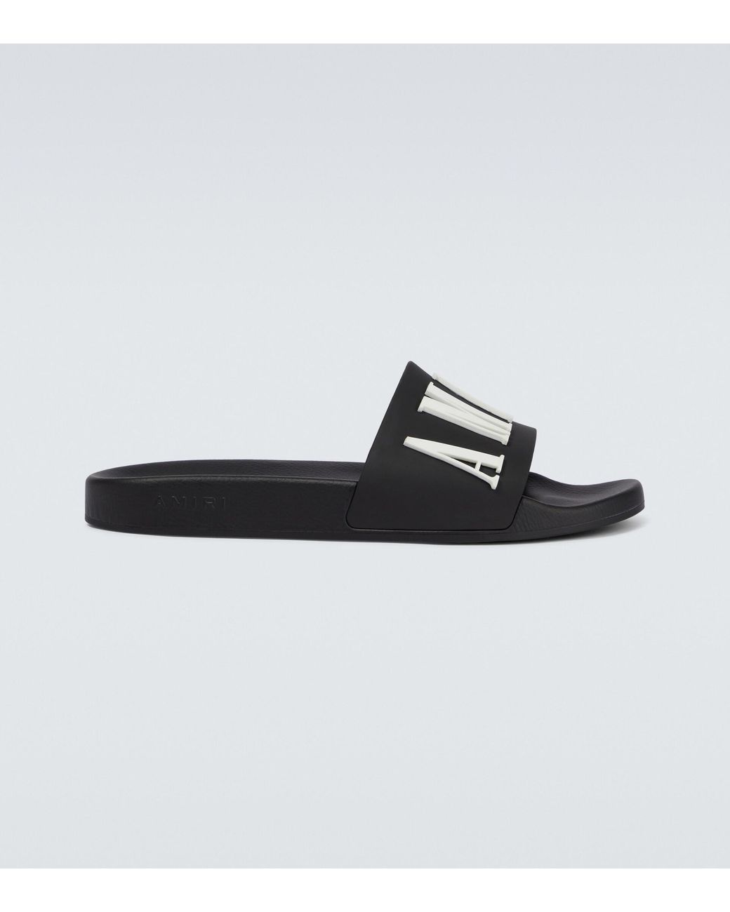 Amiri Rubber Pool Slides in Black for Men | Lyst