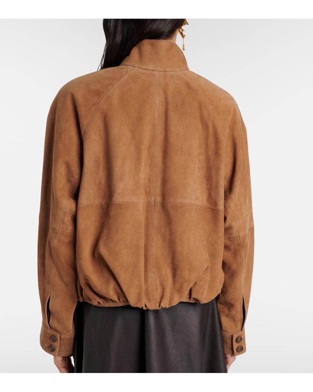 Jonathan Simkhai Marley Suede Jacket in Brown | Lyst UK