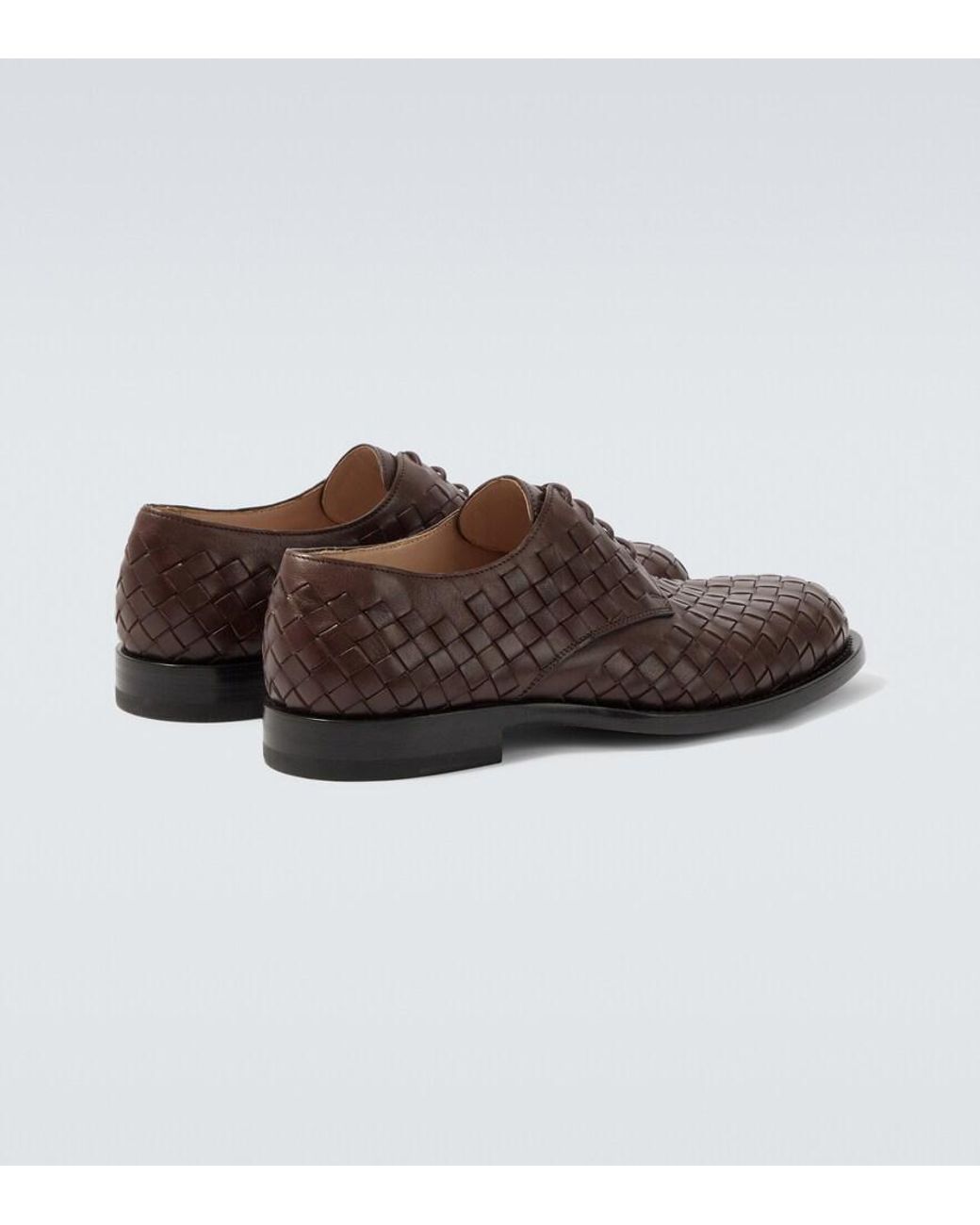 The Row Novus Woven Leather Derby Shoes in Brown for Men | Lyst