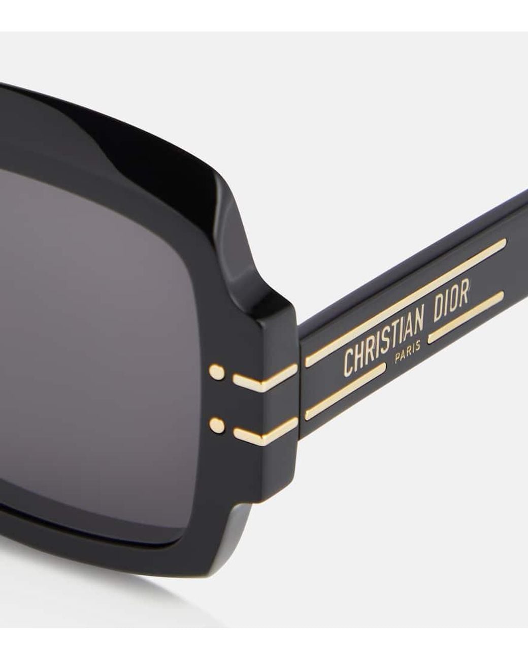 Dior Grey Square Sunglasses Signature S1u 10a0 55 in Black | Lyst