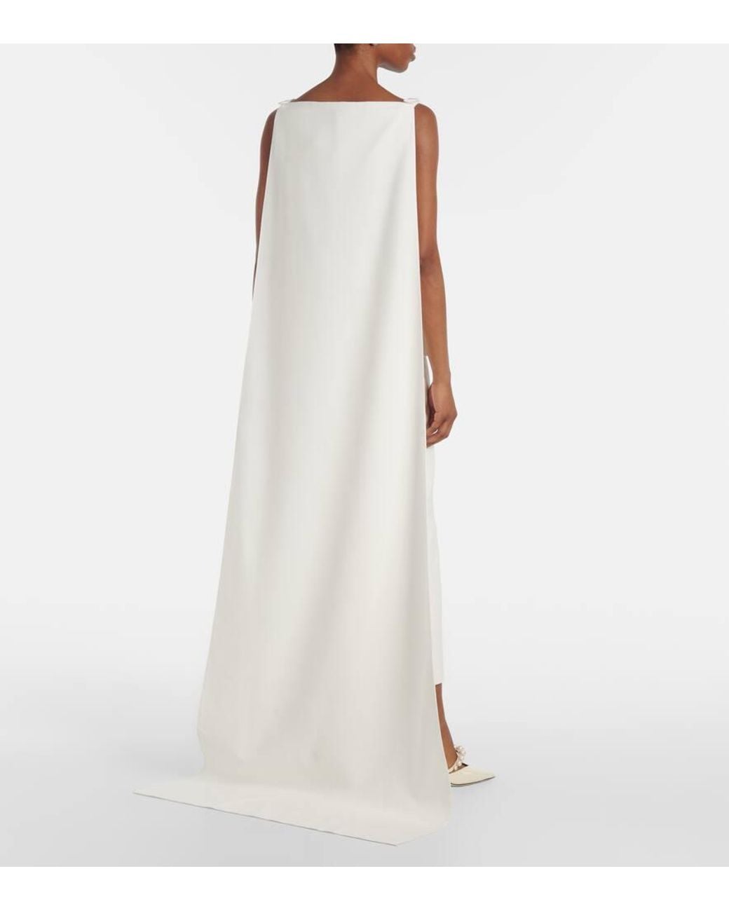 Safiyaa Cemile Midi Dress in White | Lyst