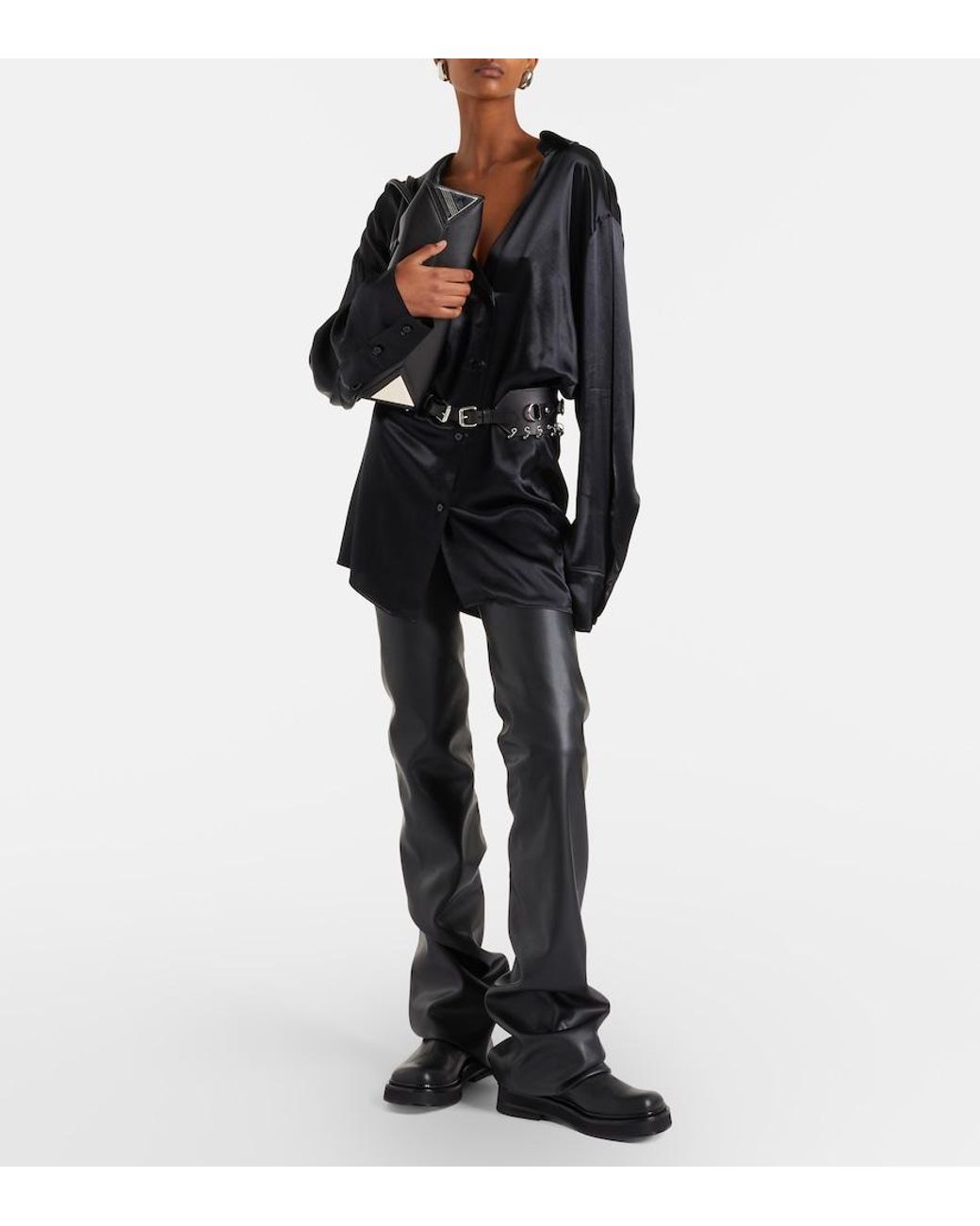 The Attico Robin Over-The-Knee Boots in Black | Lyst