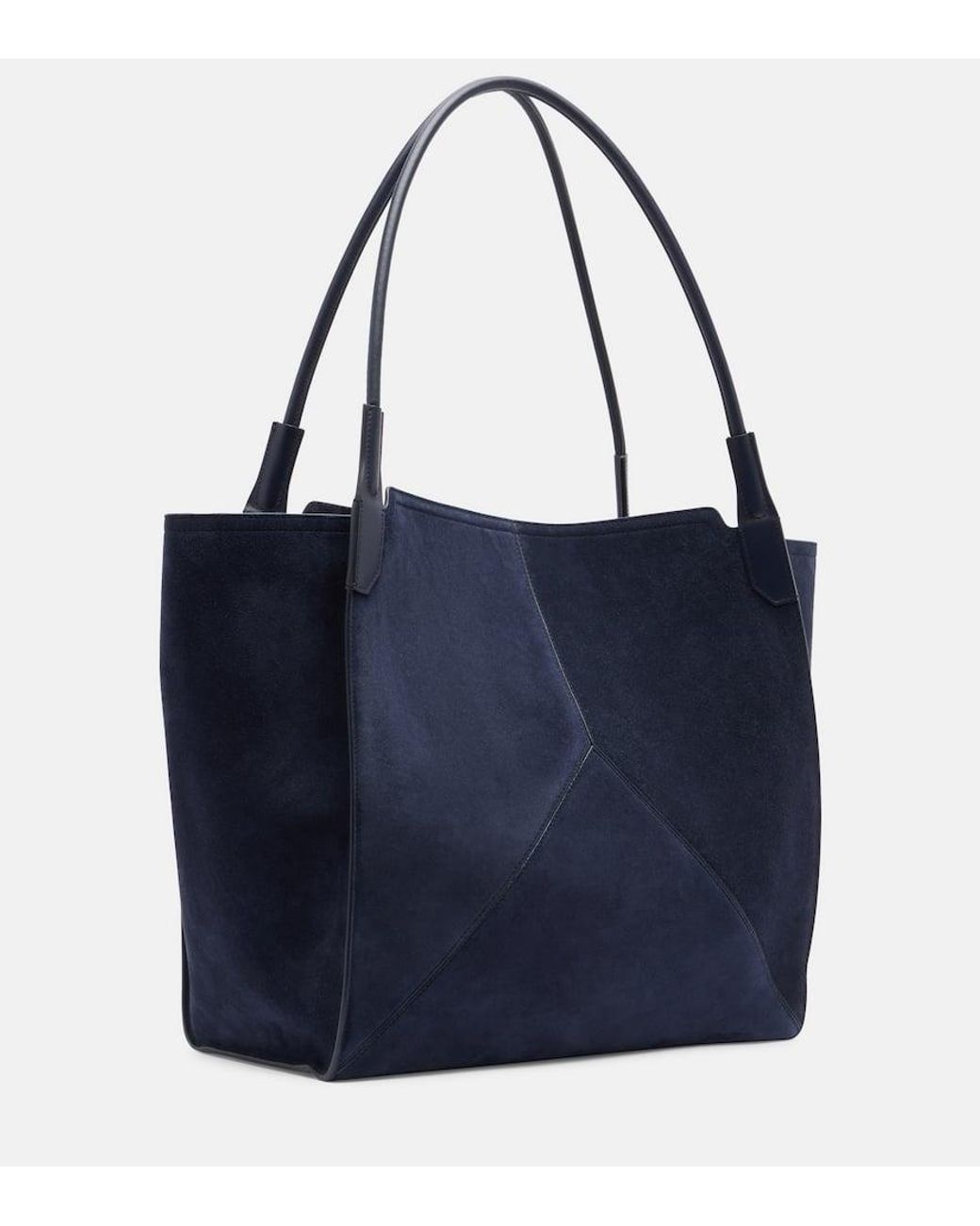 Victoria Beckham Victoria Suede Tote Bag in Blue | Lyst UK