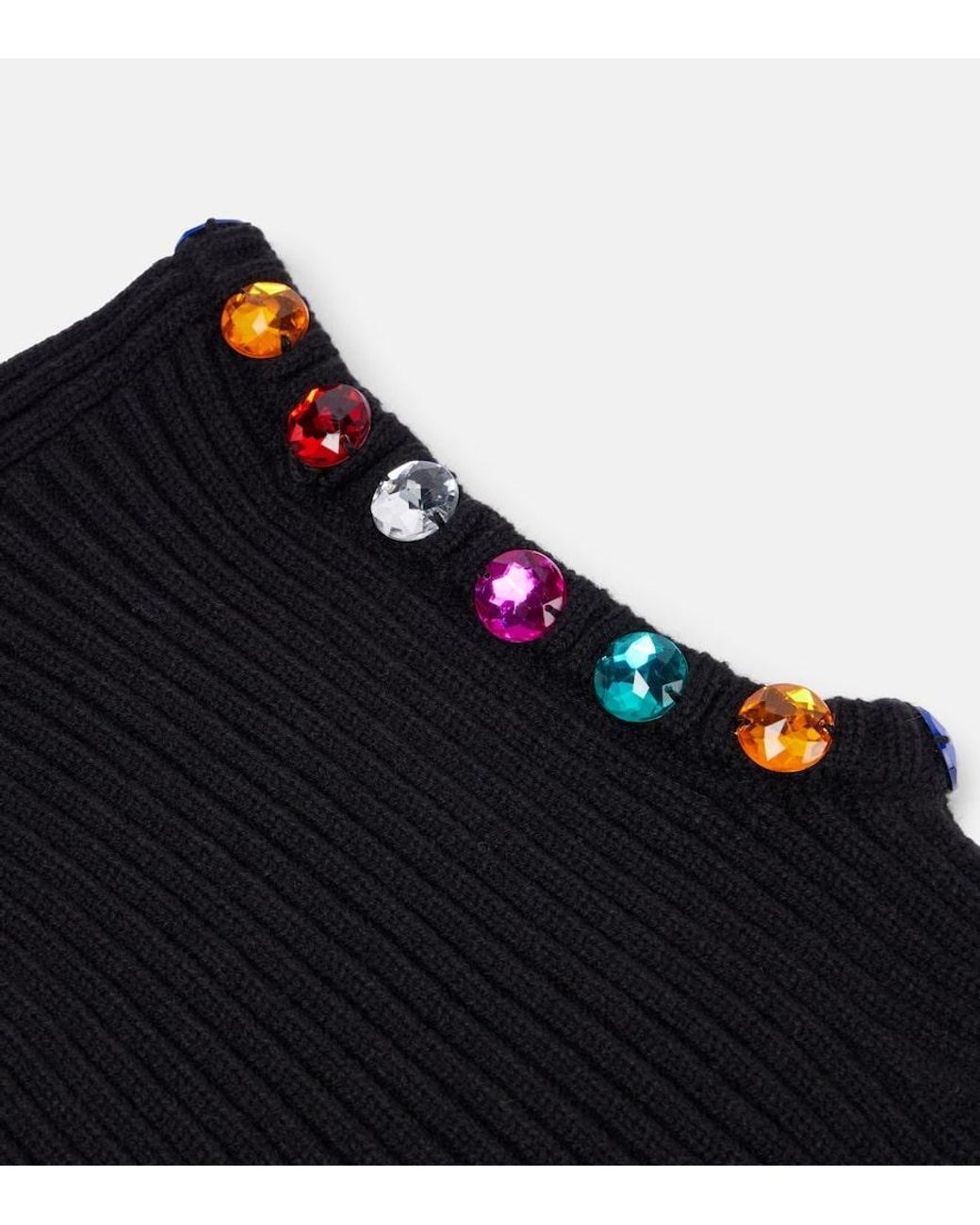 Goldbergh Luciana Embellished Ski Mask in Black | Lyst