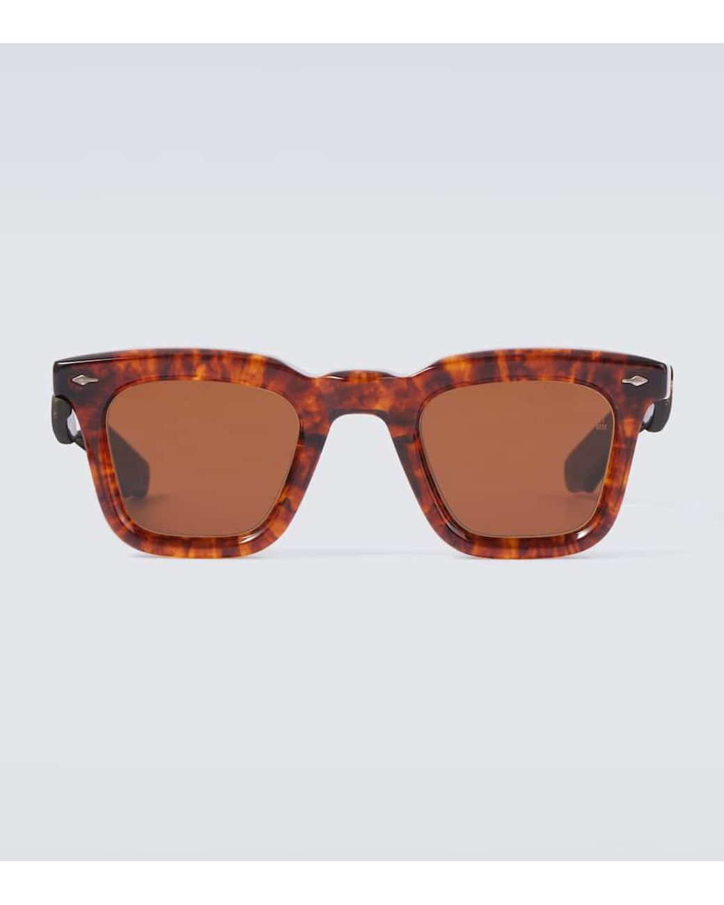 Jacques Marie Mage Leclair Square Sunglasses in Brown for Men | Lyst UK