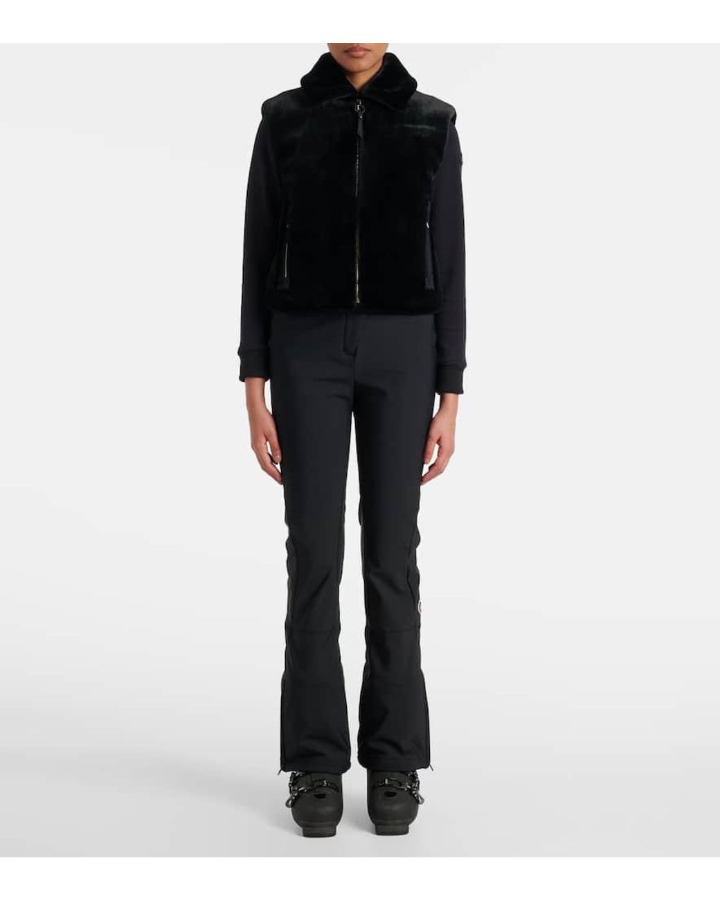 Fusalp Piagina Zip-Up Vest in Black | Lyst