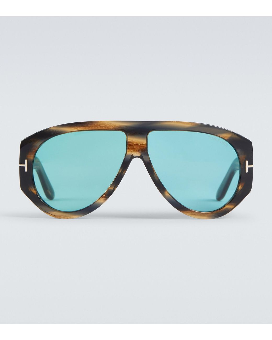 Tom Ford Bronson Aviator Sunglasses In Blue For Men Lyst