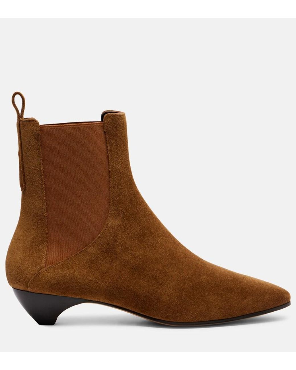 Le Monde Beryl Allegra Suede Ankle Boots in Brown | Lyst