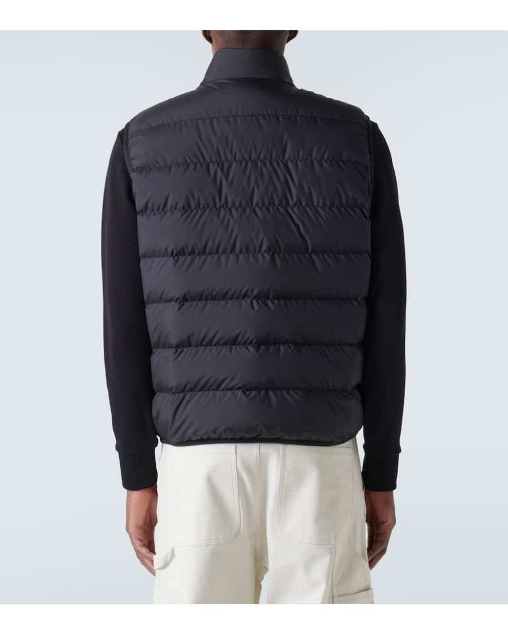 Moncler Contrin Quilted Down Vest in Black for Men | Lyst