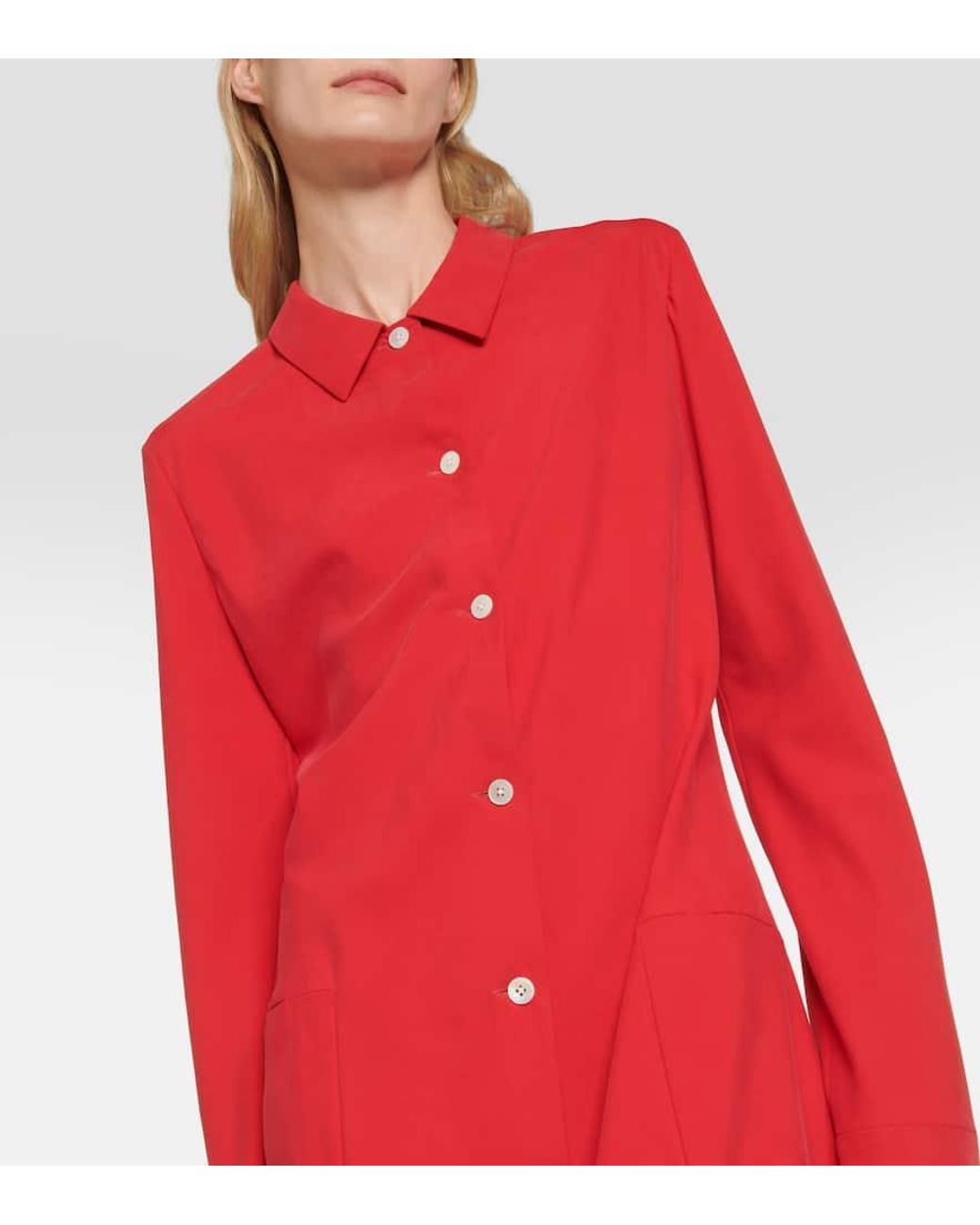 The Row Myra Dress in Red | Lyst