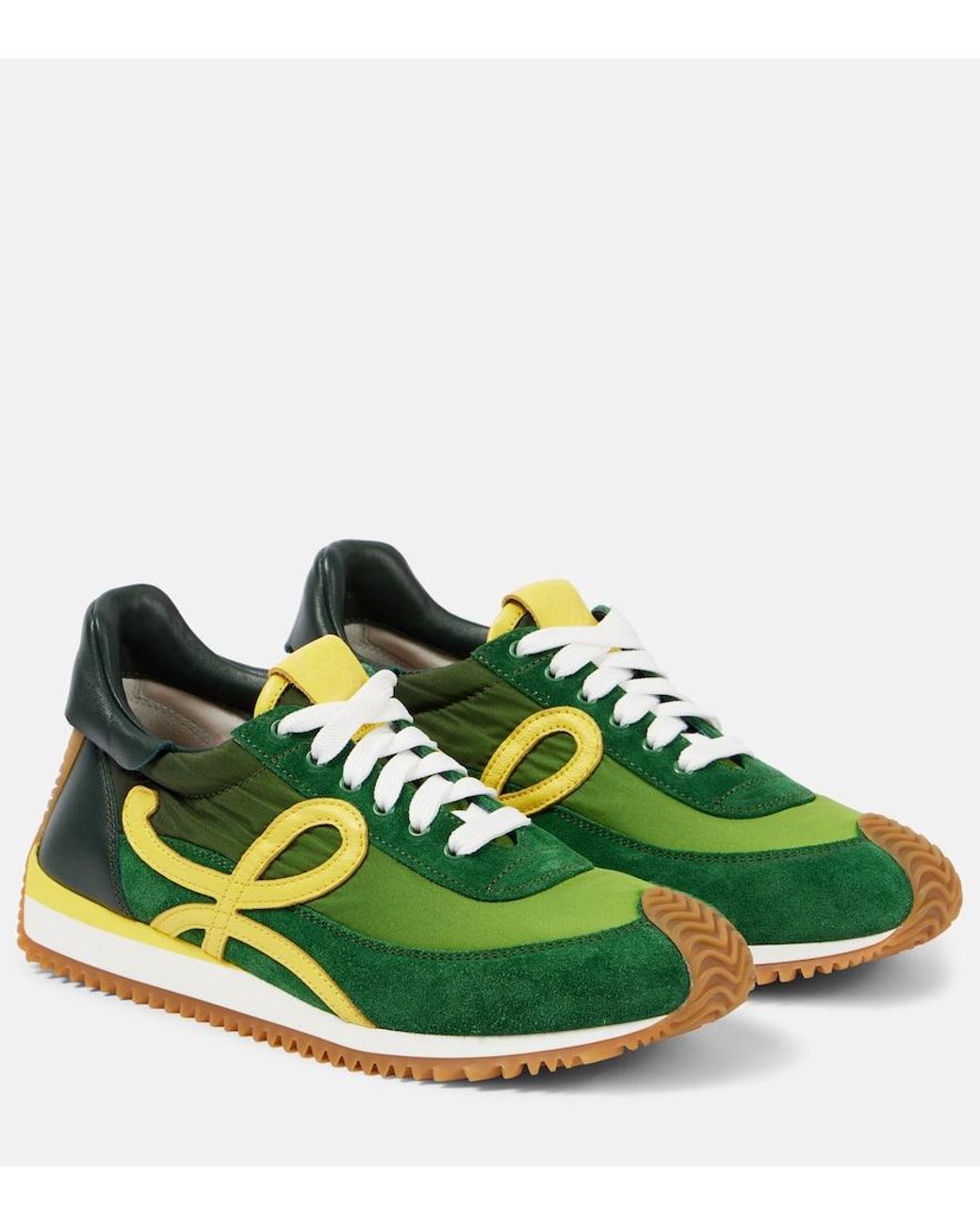 Loewe Flow Runner 2.0 Sneakers in Green | Lyst