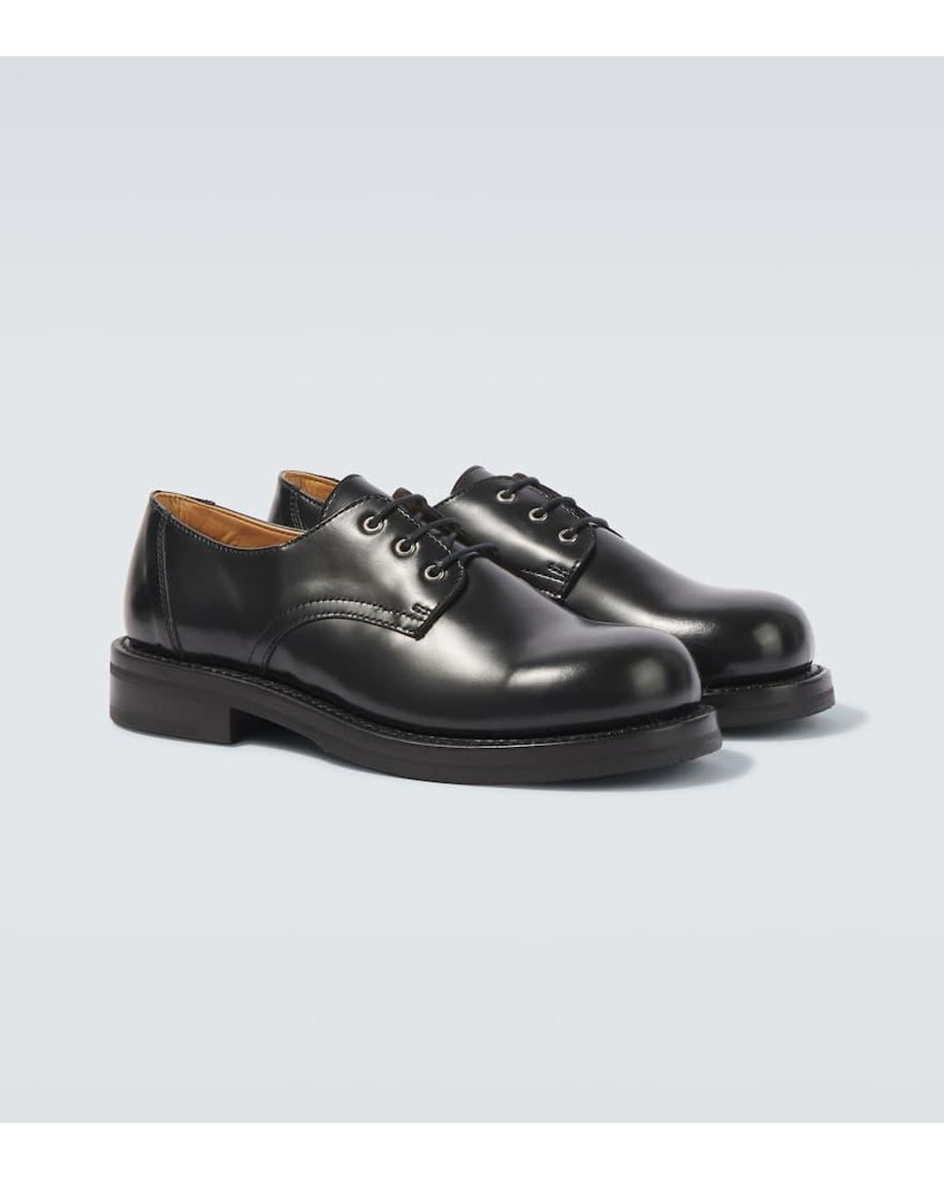 Our Legacy Reception Leather Derby Shoes in Black for Men | Lyst UK
