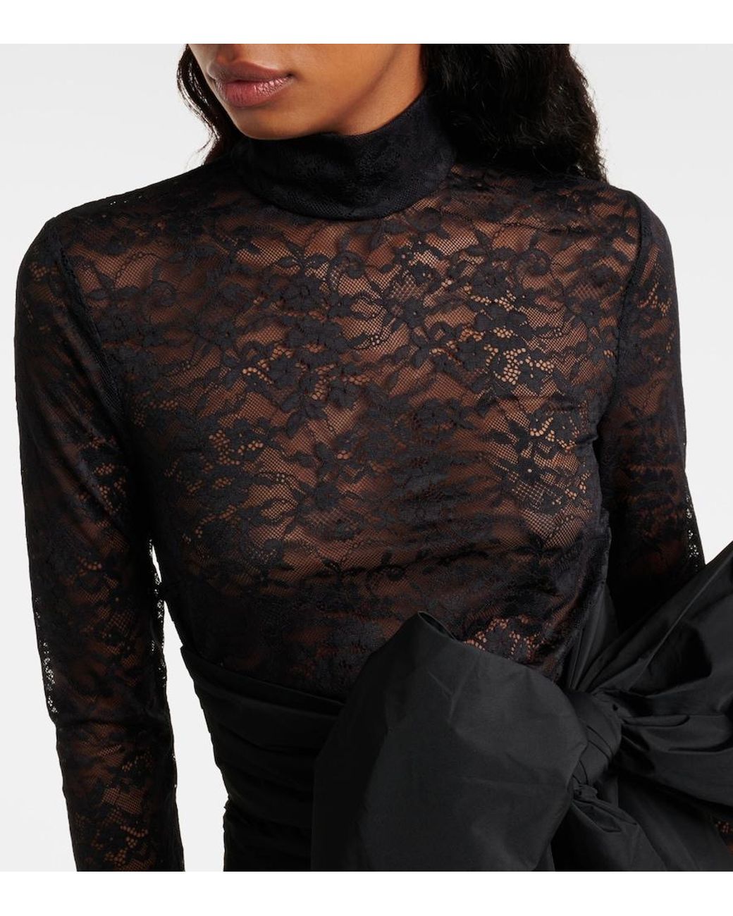 Rebecca Vallance X Nicky Hilton Delta Lace Minidress in Blue | Lyst