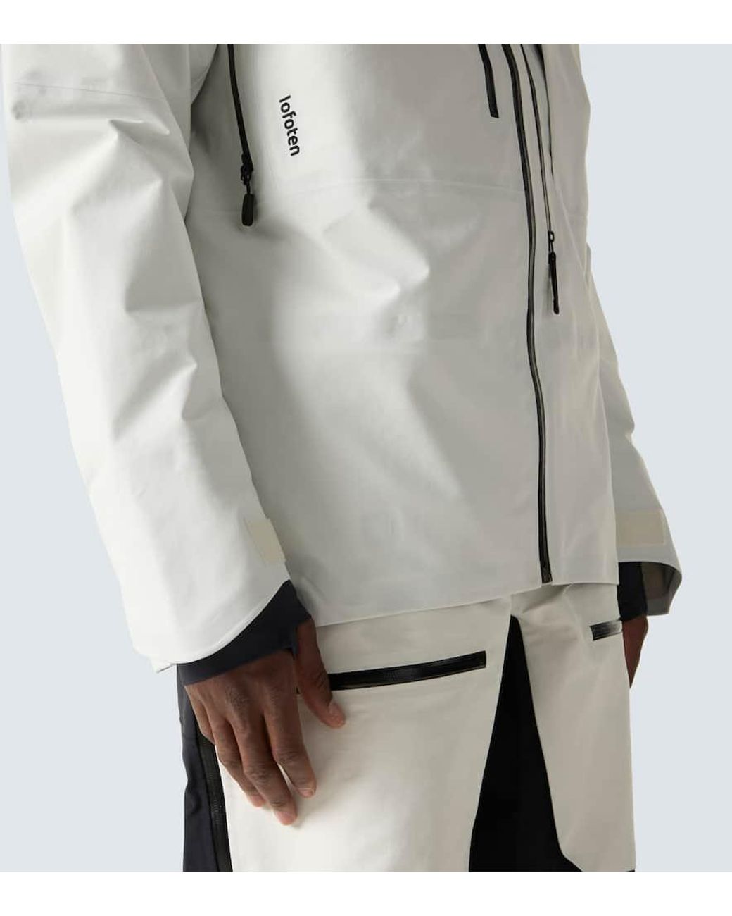 Norrøna Lofoten Hooded Ski Jacket in White for Men | Lyst