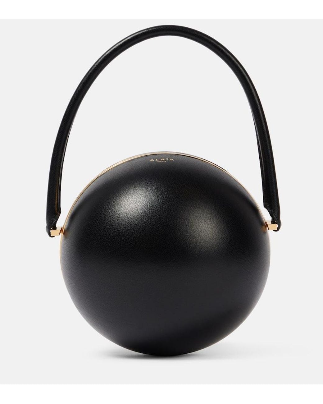 Alaïa Sphere Leather Tote Bag in Black | Lyst