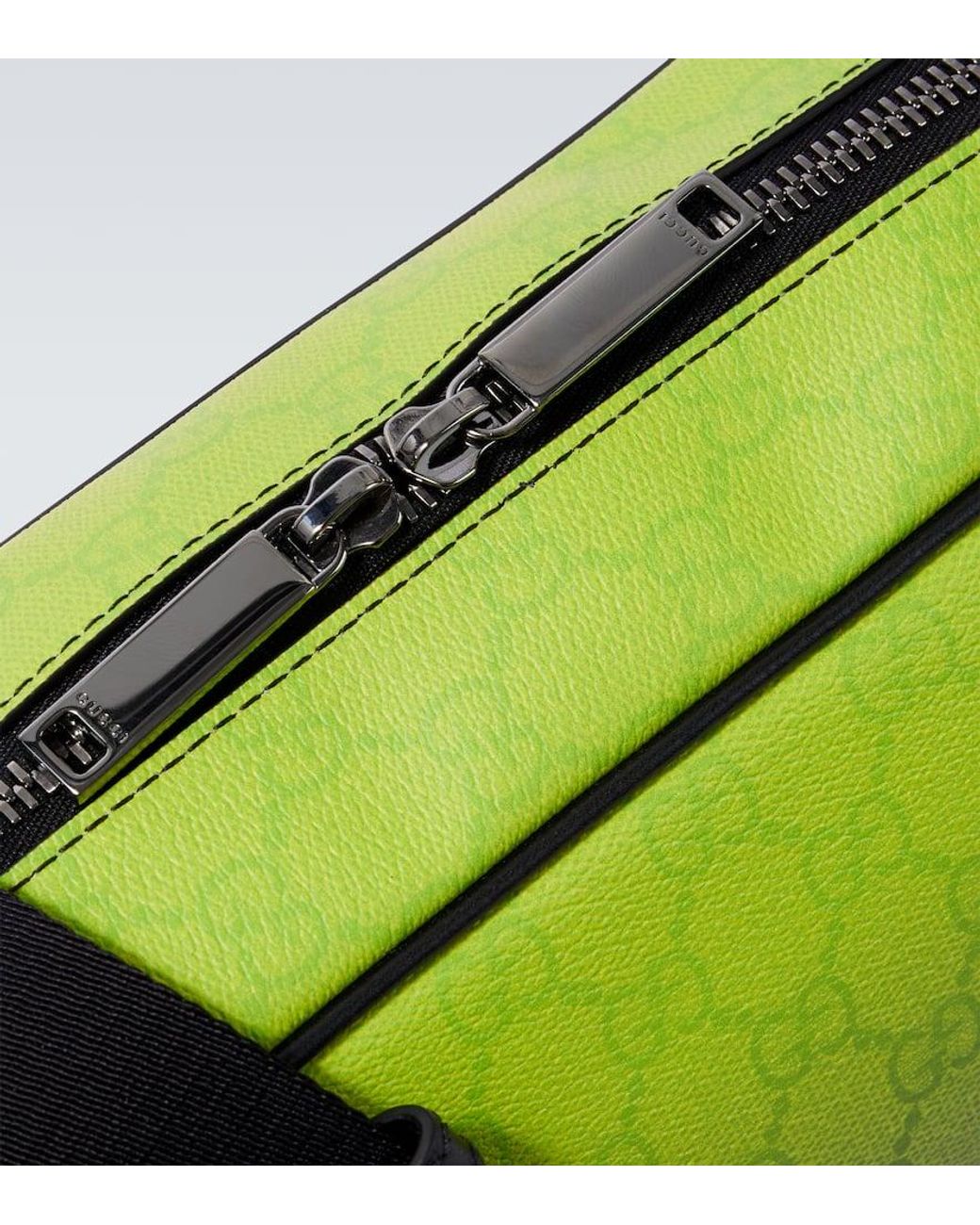 Gucci Gg Ombre Canvas Crossbody Bag in Green for Men | Lyst