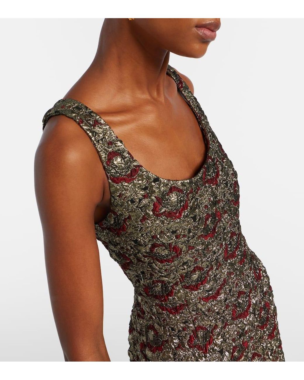 Jonathan Simkhai Ravenna Jacquard Midi Dress | Lyst UK