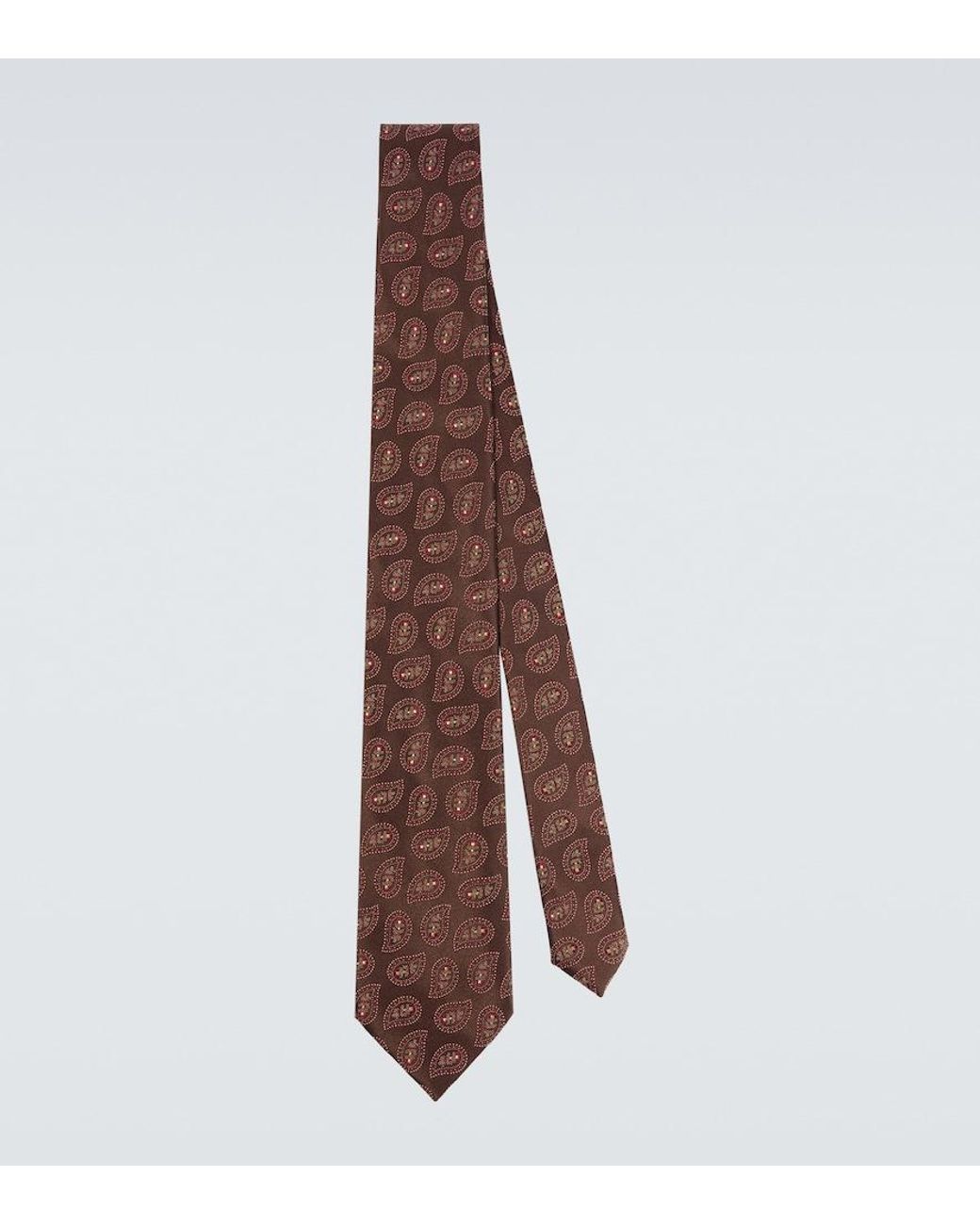 Charvet Eye Jacquard Silk Tie