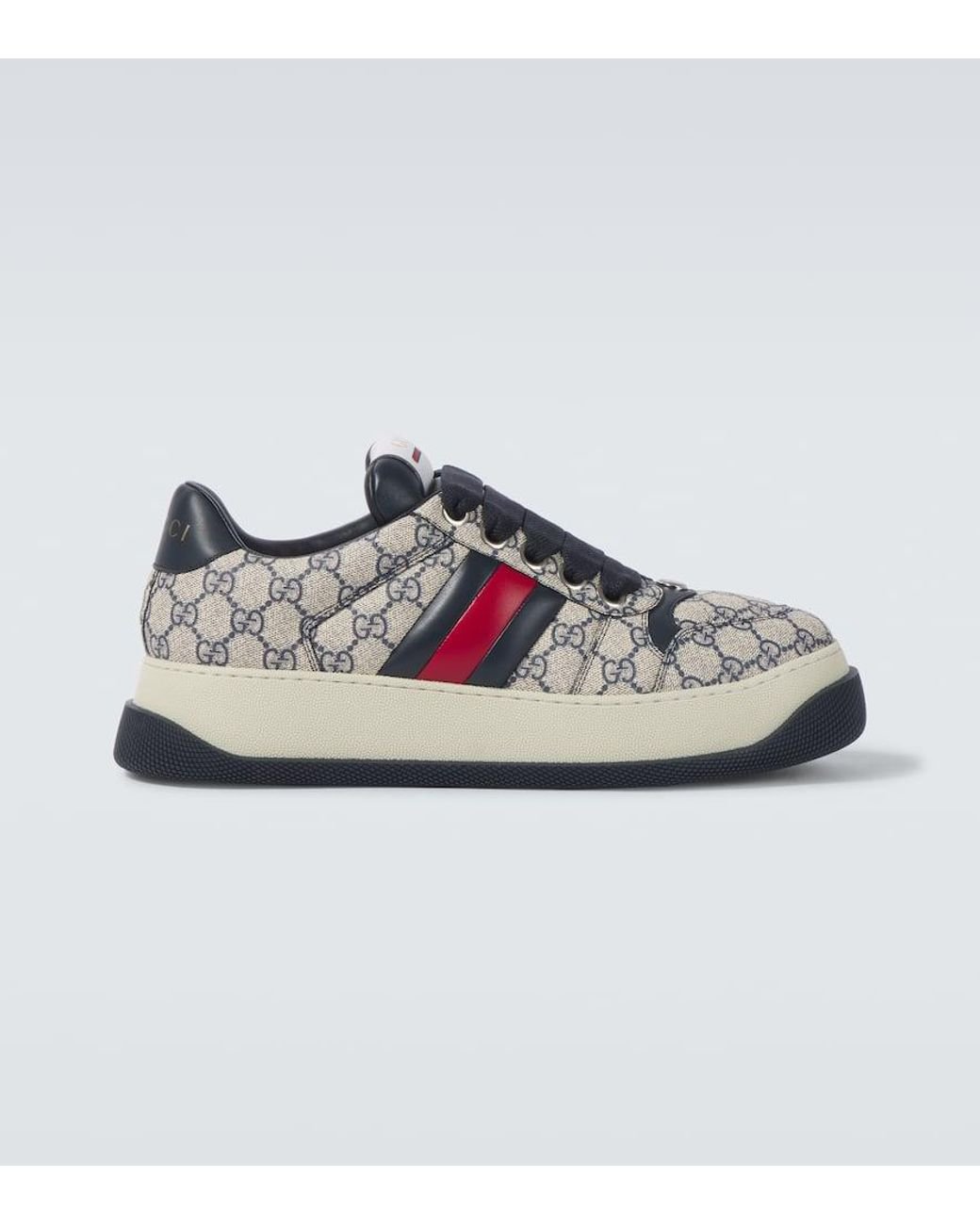 Gucci Gg Screener Canvas Sneakers in Gray for Men | Lyst