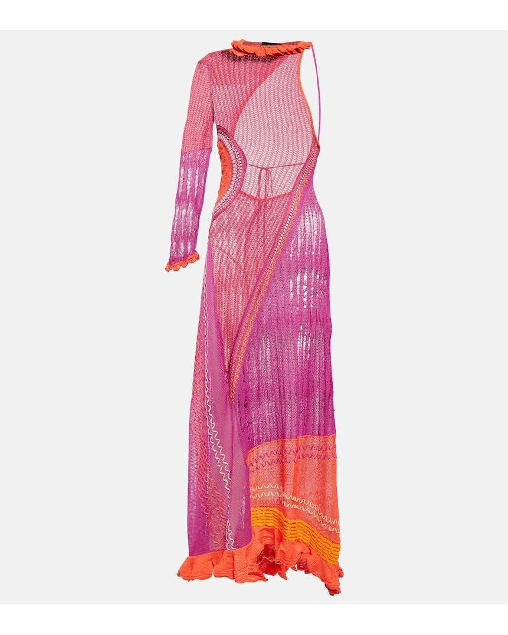 Roberta Einer Bianca Cotton Maxi Dress in Pink | Lyst