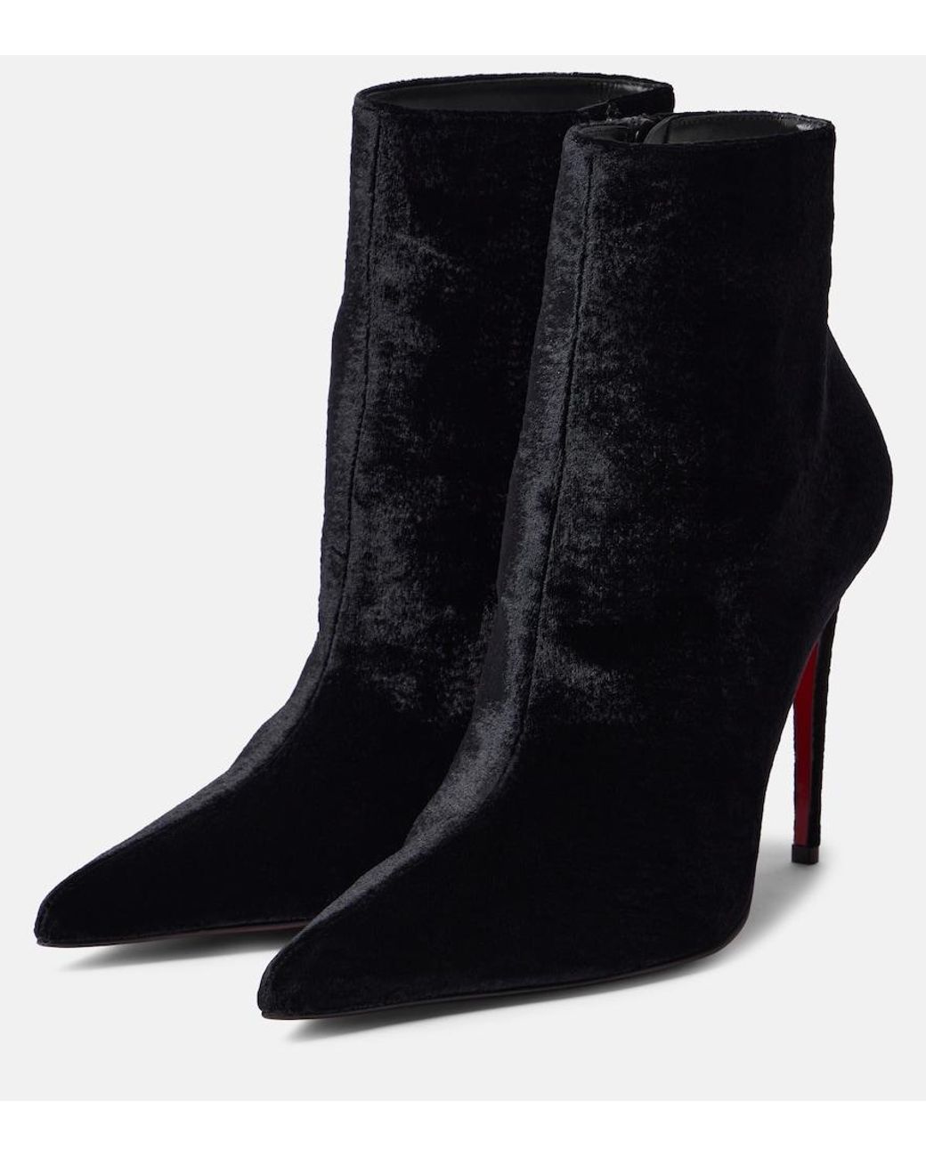 Christian Louboutin Kate Max 100 Sock Boots in Black | Lyst
