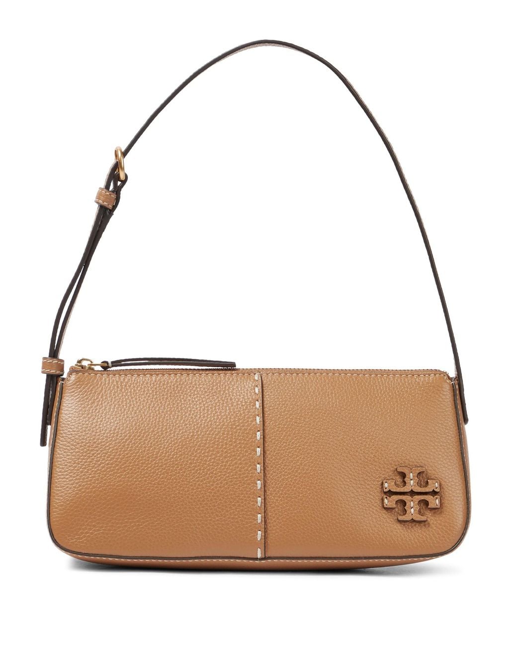 Tory Burch Mcgraw Wedge Leather Shoulder Bag | Lyst