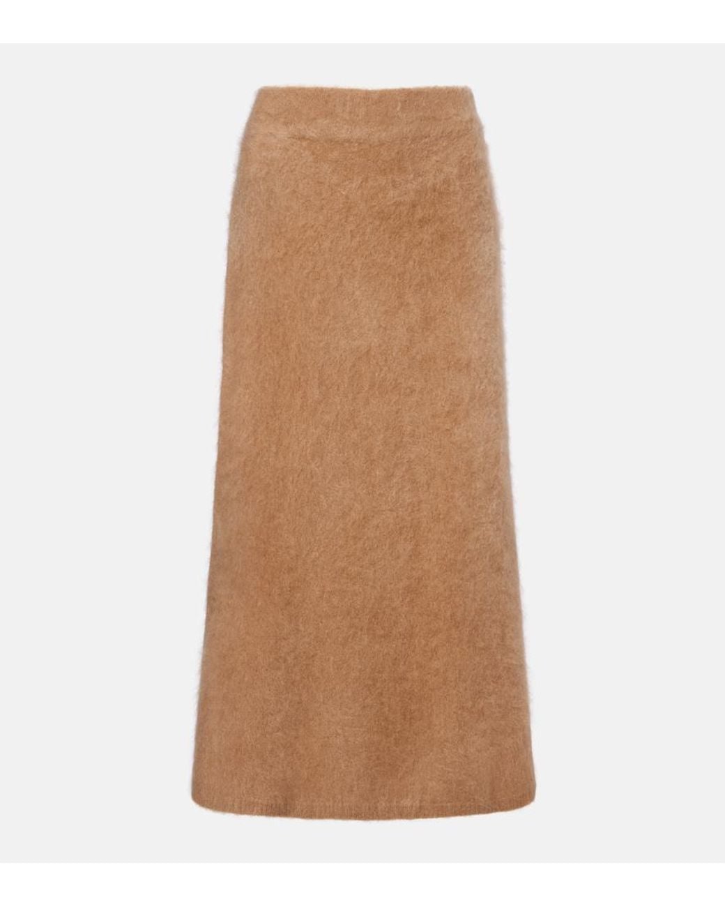 Lisa Yang Asta Cashmere Maxi Skirt in Brown | Lyst