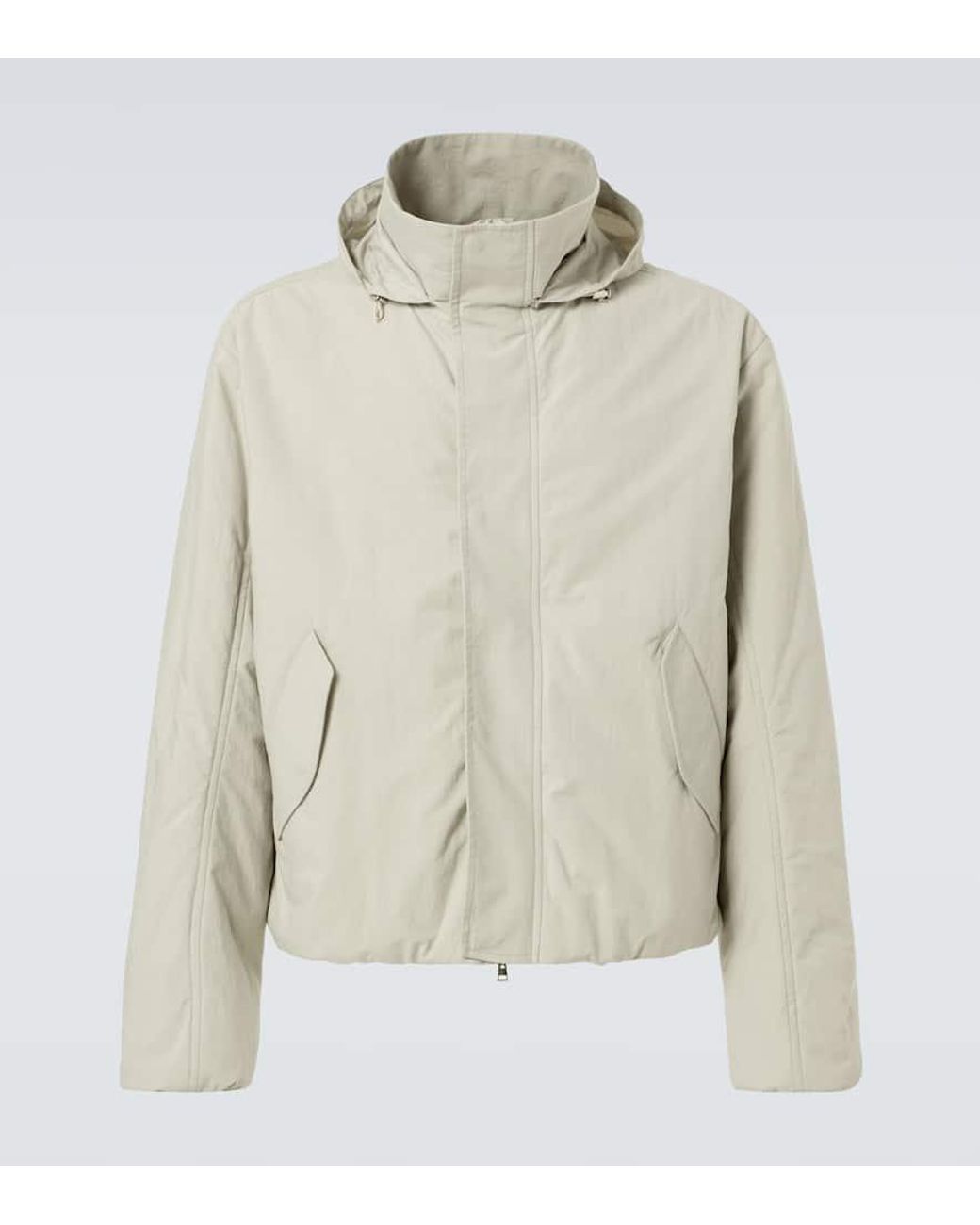 The Row Lucius Cotton Poplin Jacket in Natural for Men | Lyst