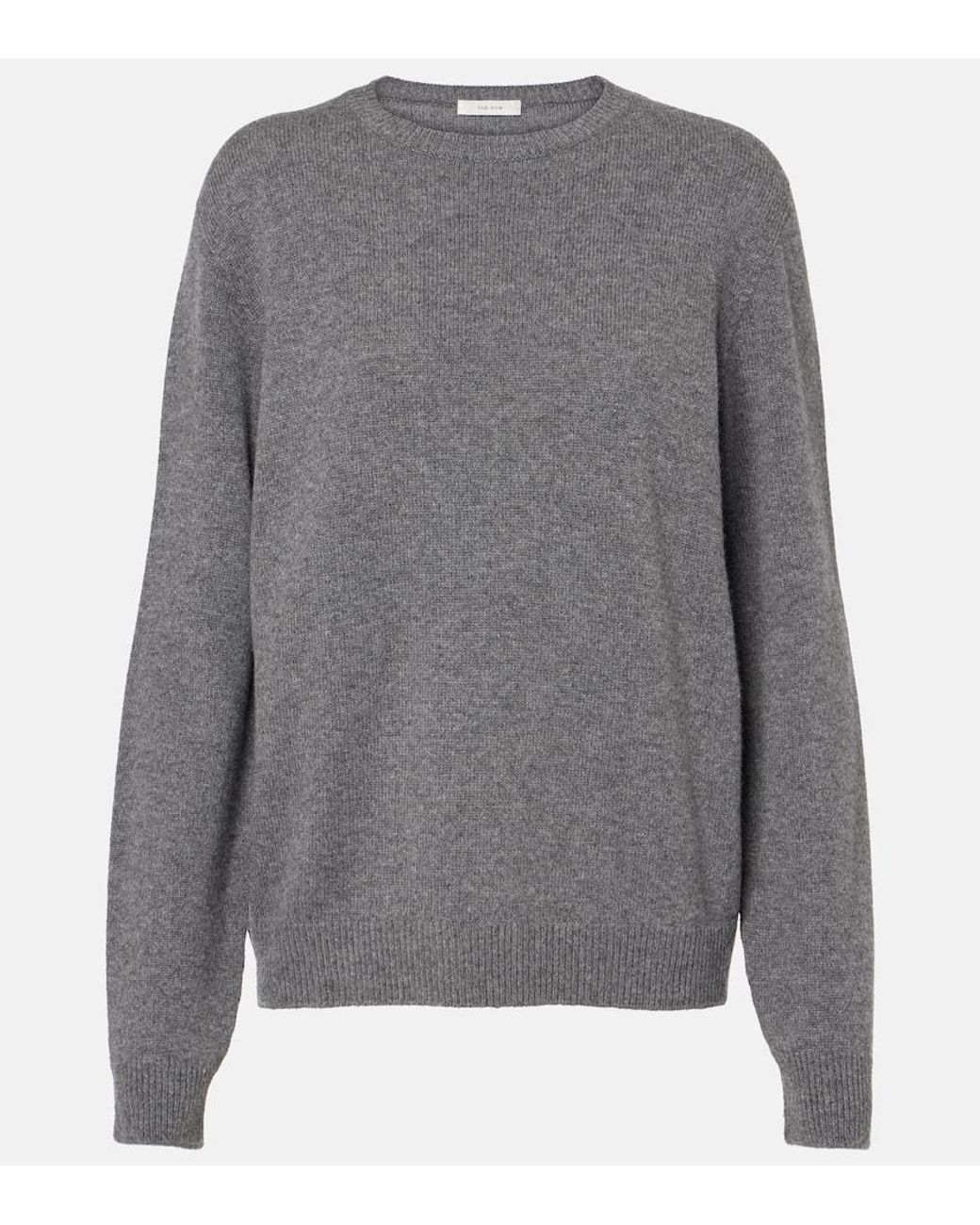 The Row Jayad Cashmere Sweater in Gray | Lyst