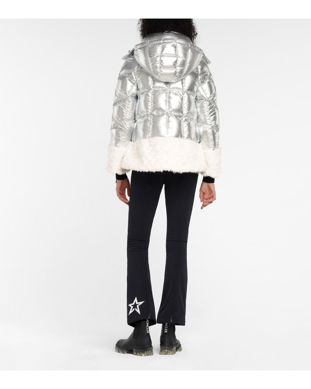 Glitter Effect Puffer Jacket | atelier-yuwa.ciao.jp