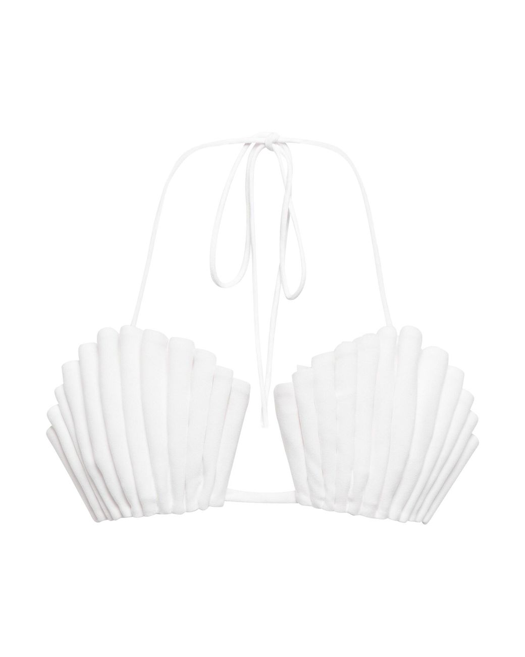 Monot Seashell-shaped Bra in White | Lyst