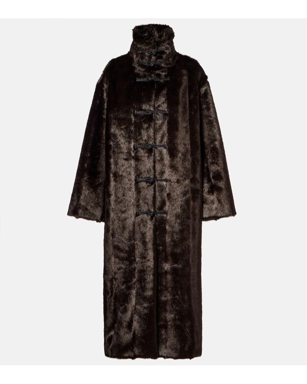 Rohe Oversized Coat in Black | Lyst