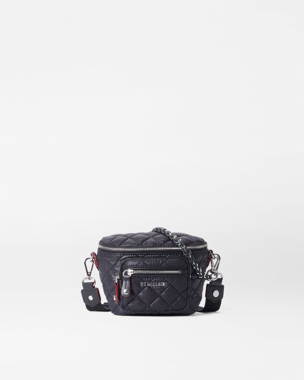 MZ Wallace Black Micro Crosby Sling in Blue | Lyst