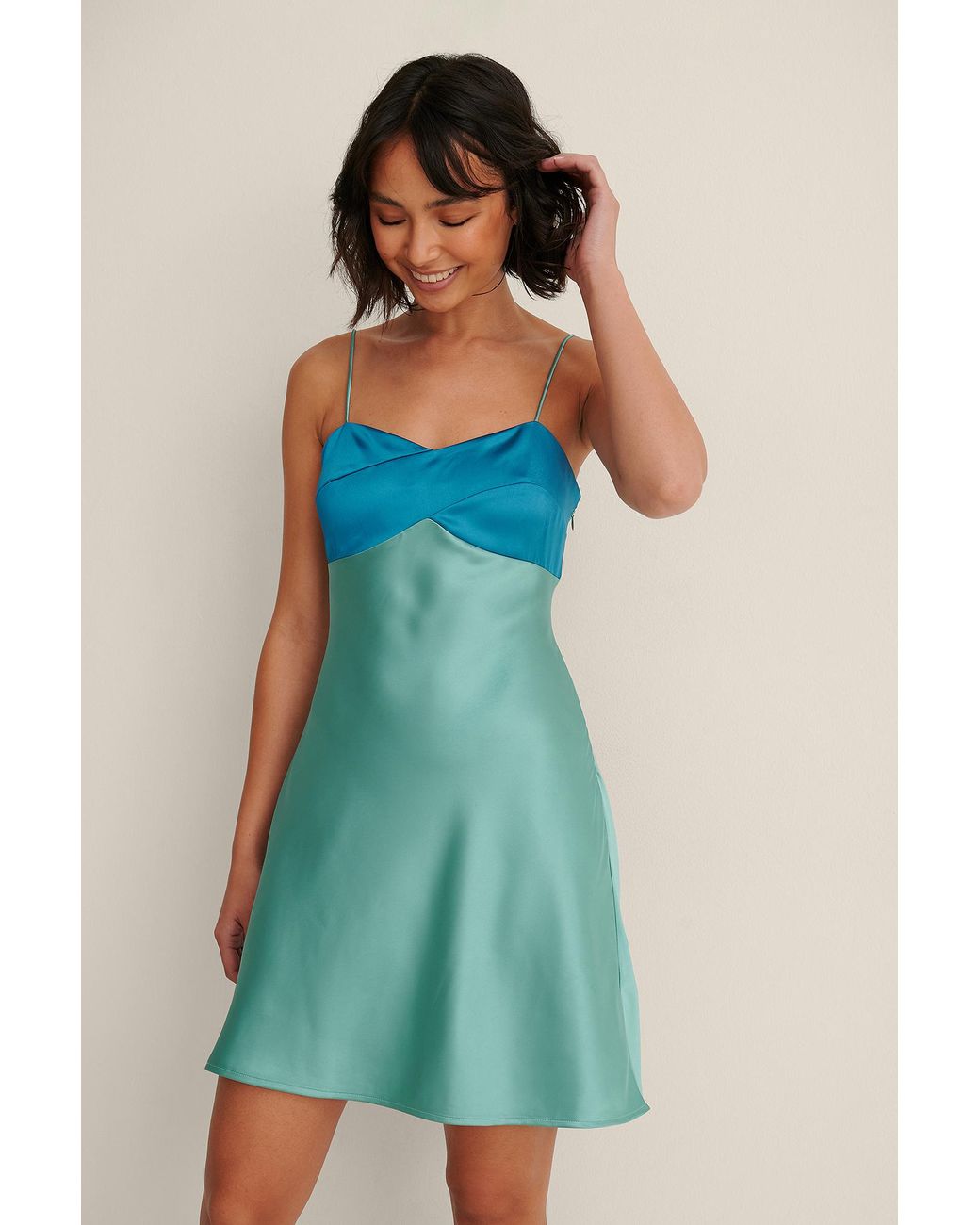 Turquoise Blue Color Dress