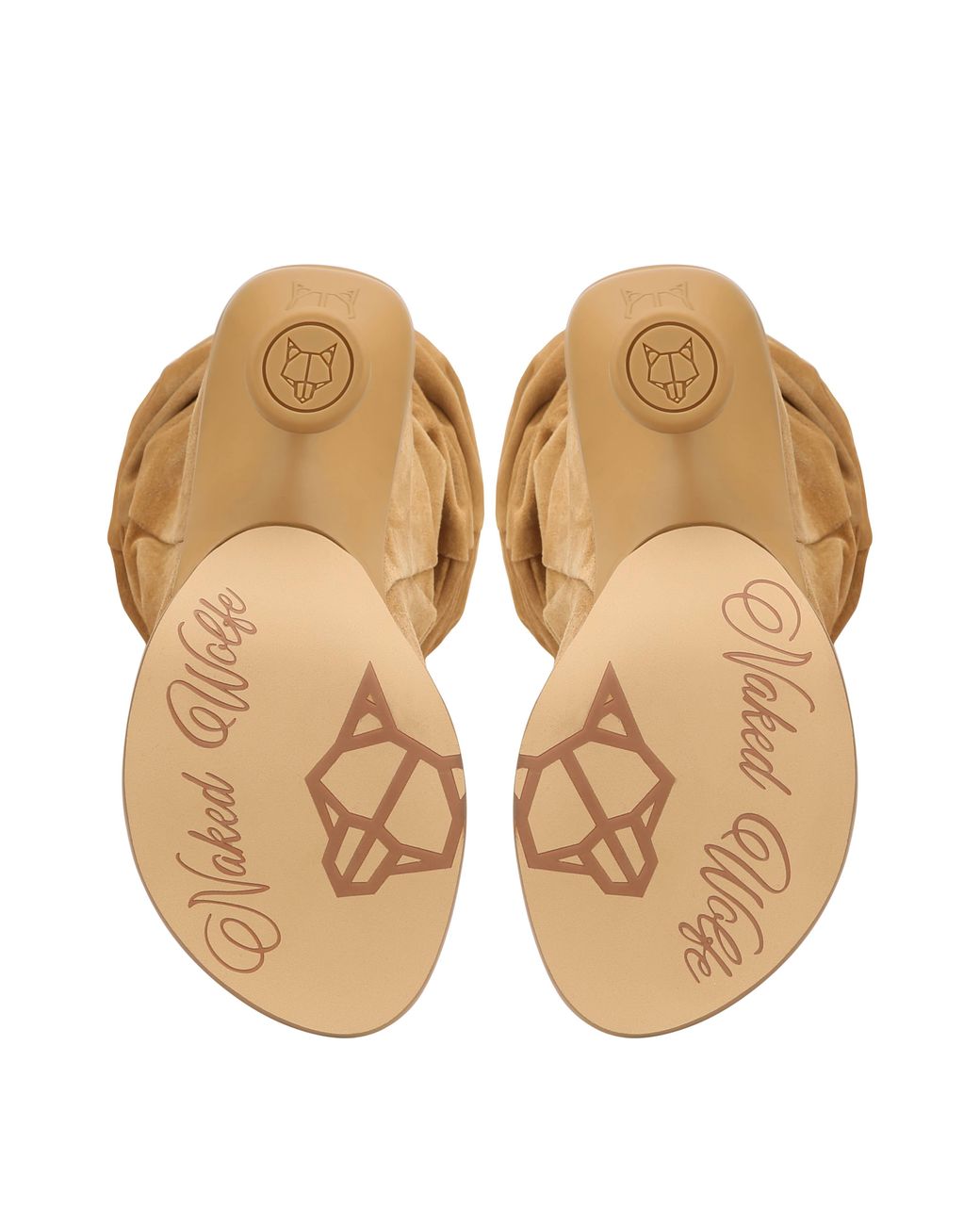 Naked Wolfe Kind Cow Suede Camel in Brown | Lyst