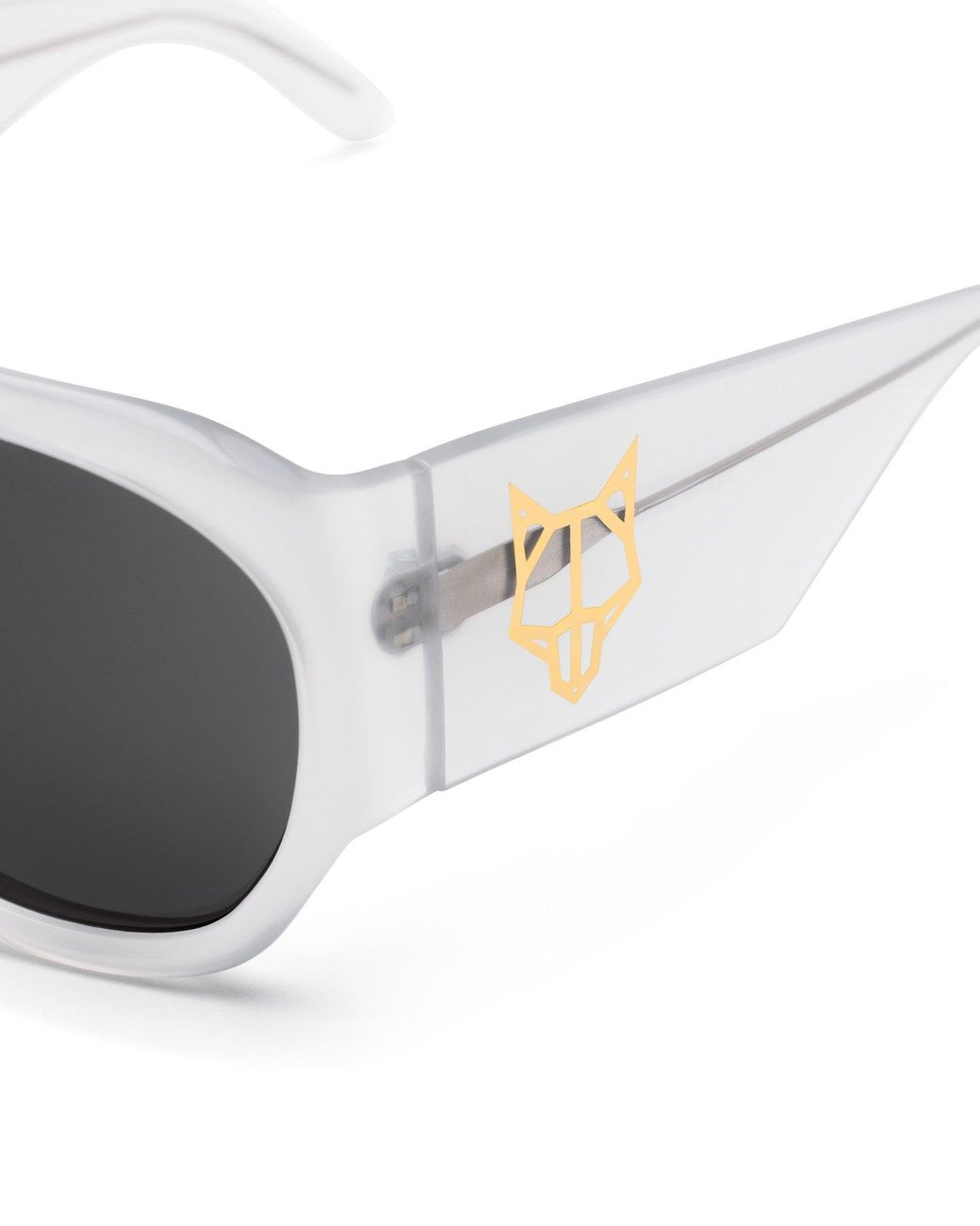 Naked Wolfe Kim Ice Sunglasses in Gray | Lyst