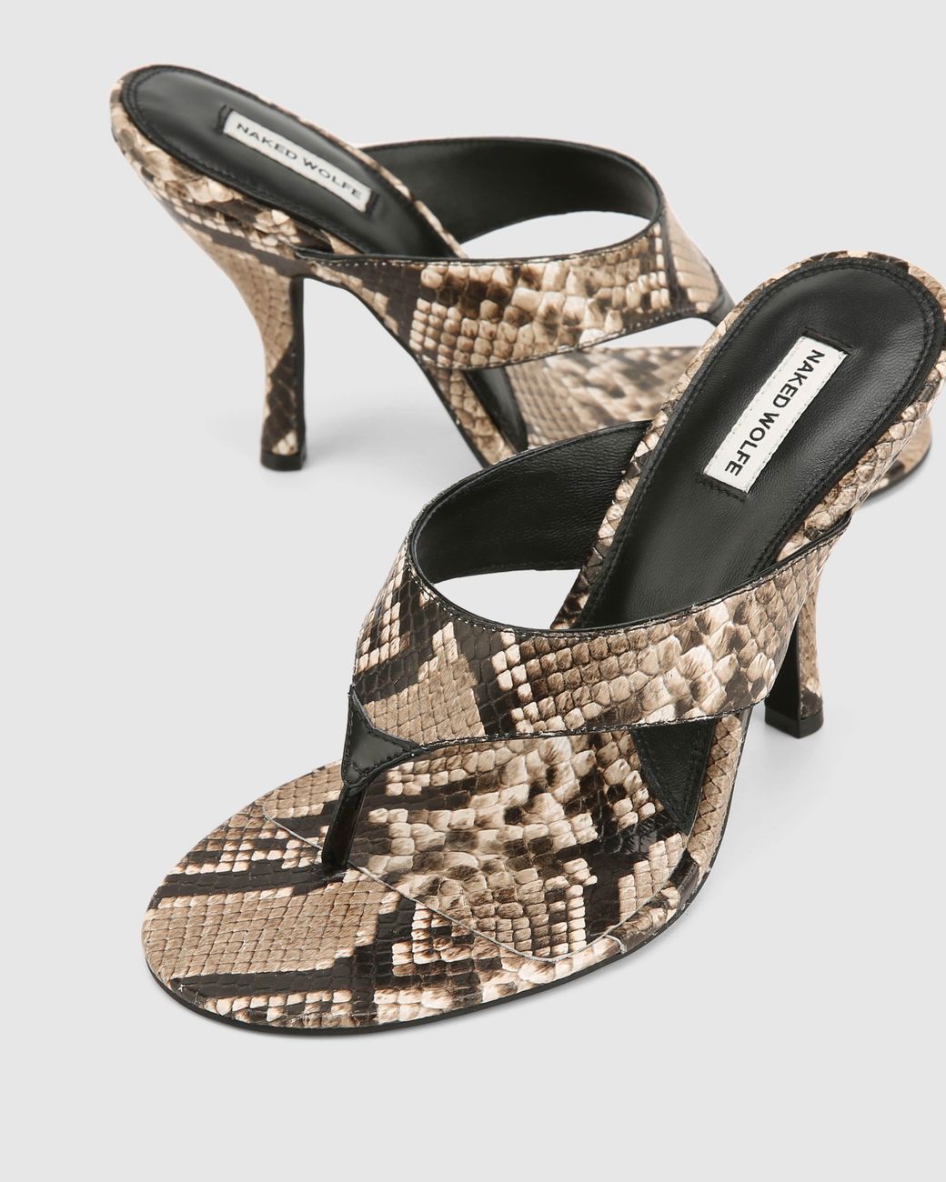 Naked Wolfe Martine Snake in Metallic | Lyst UK