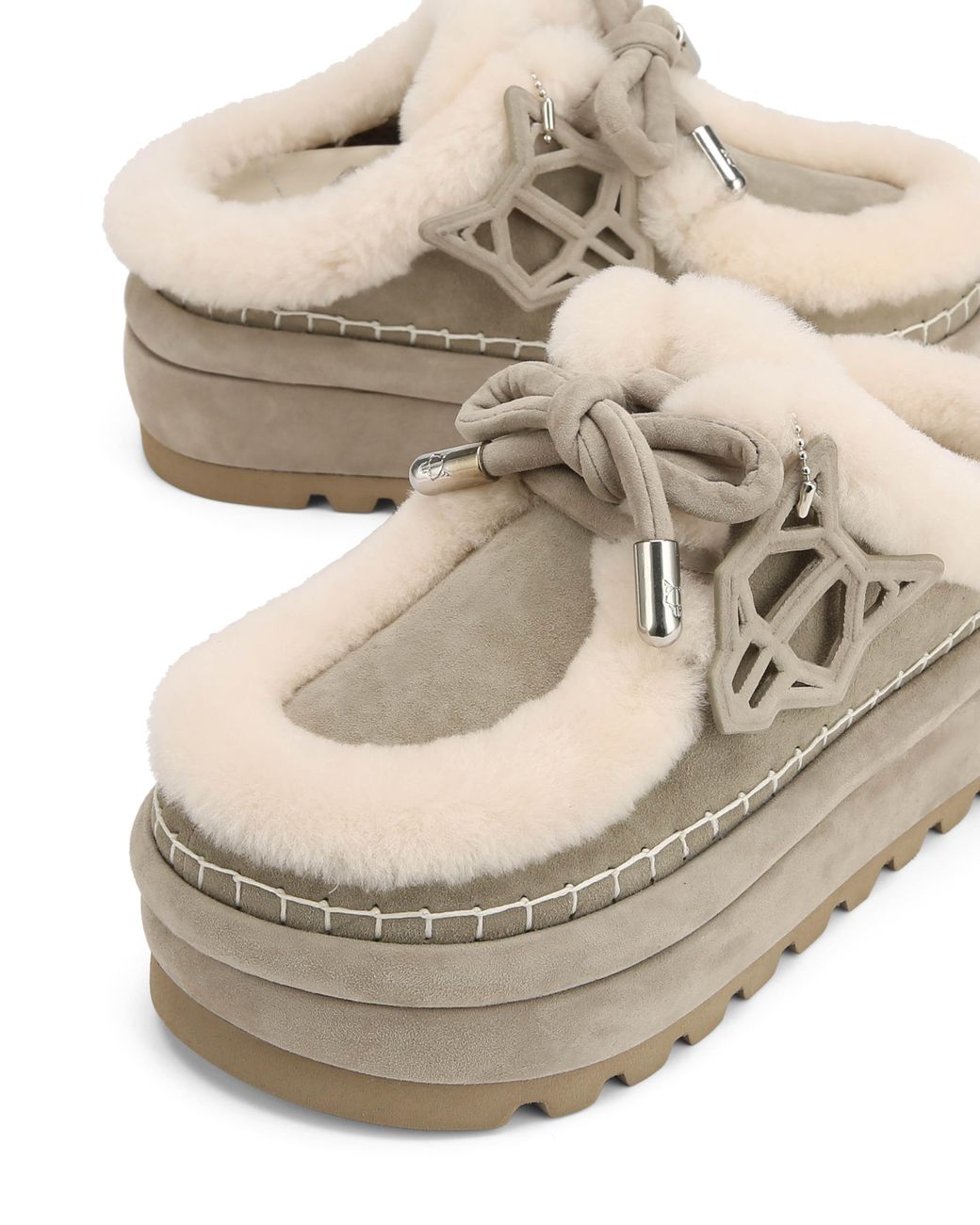 Naked Wolfe Blizzard Yetti Stone Suede in Grey | Lyst UK