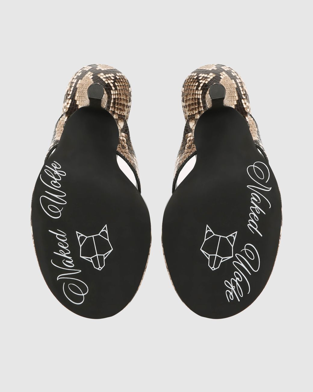 Naked Wolfe Martine Snake in Metallic | Lyst UK