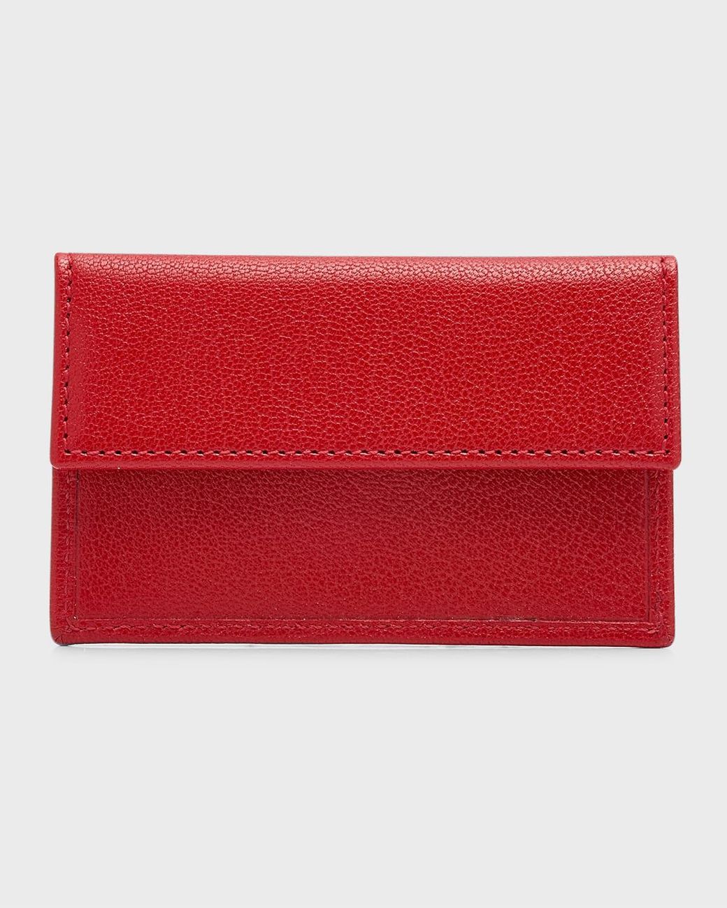 The Row Flap Card Case in Red | Lyst