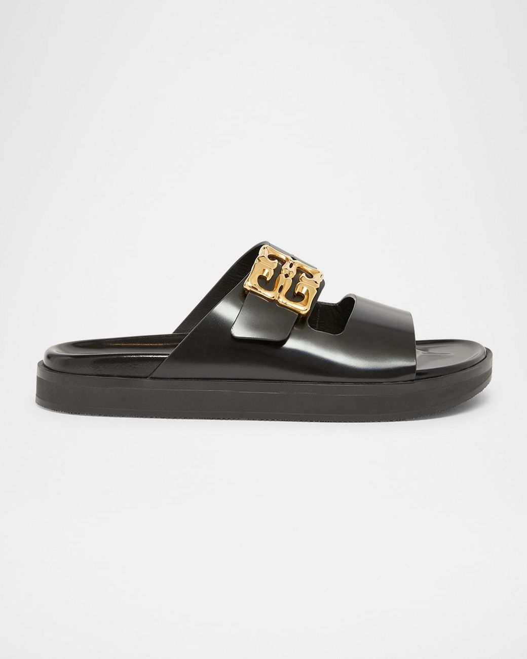 Givenchy 4G Liquid Dad Slide Sandals in Black | Lyst