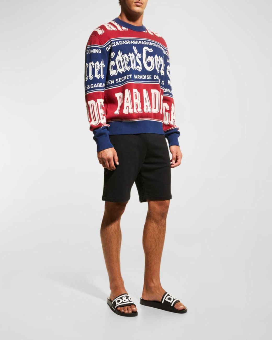 Dolce & Gabbana Apos;S Logo Pool Slides for Men | Lyst