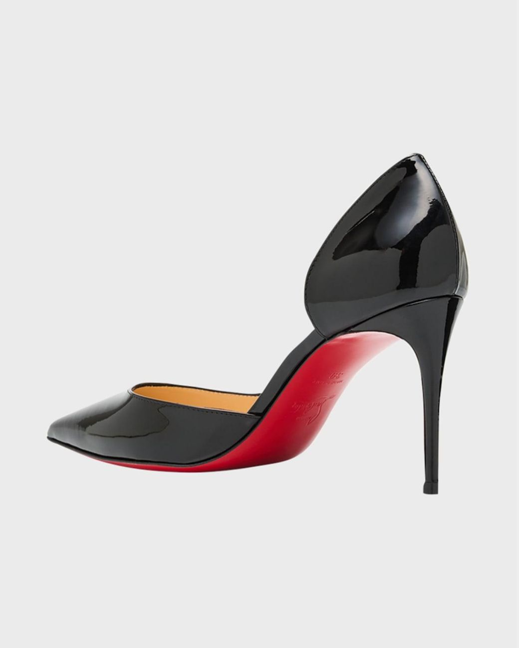 Christian Louboutin 85Mm Iriza Patent Leather Pumps in Black | Lyst