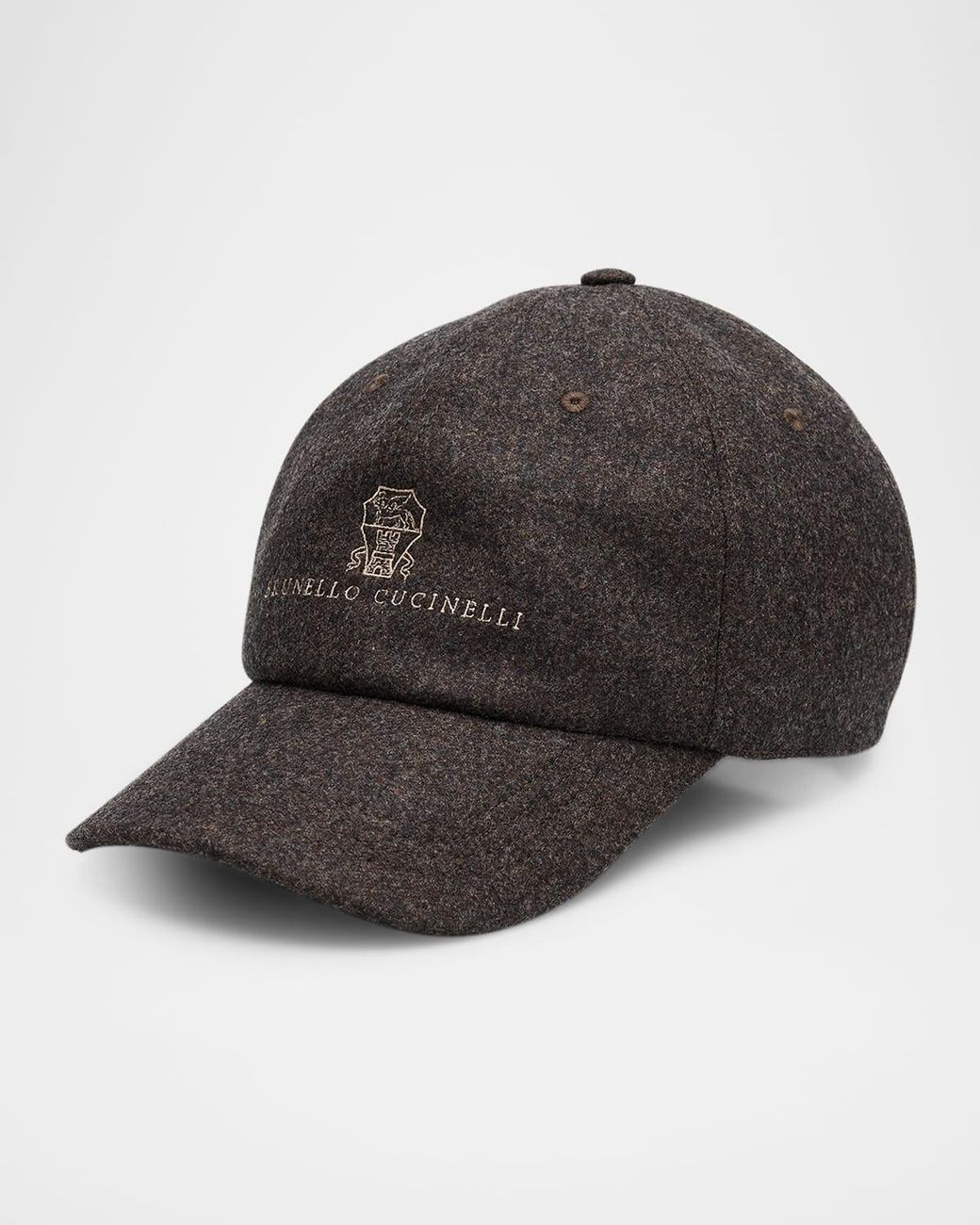 Brunello Cucinelli Apos;S Cashmere Baseball Cap With Logo in Brown for ...